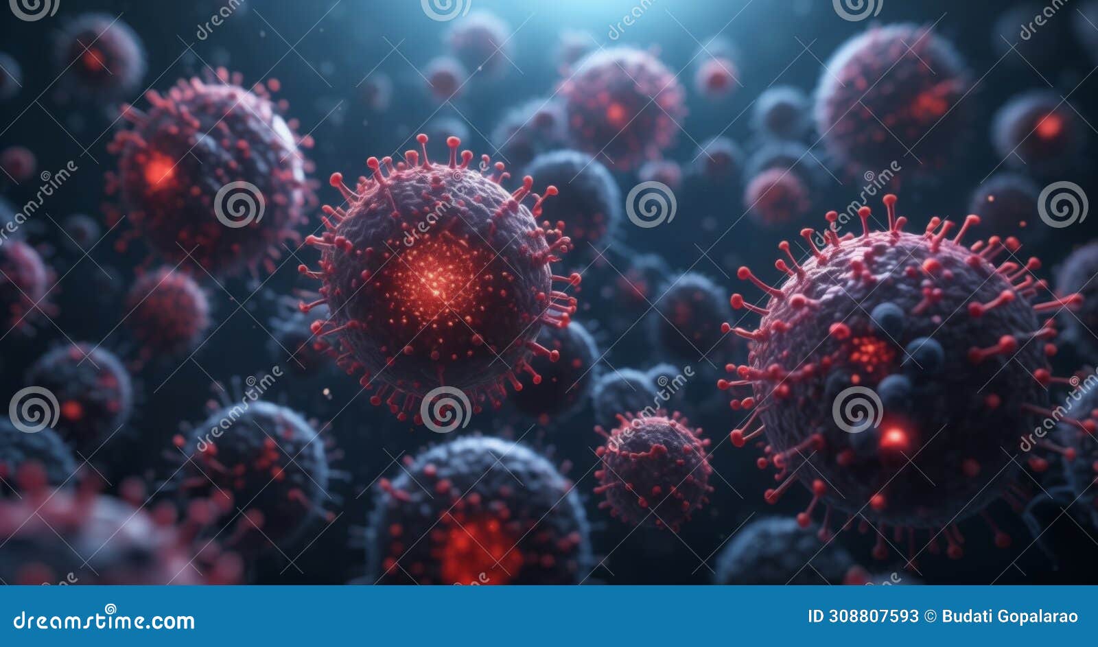 Viral Infection - a Close-Up Look at the Battle within Stock ...