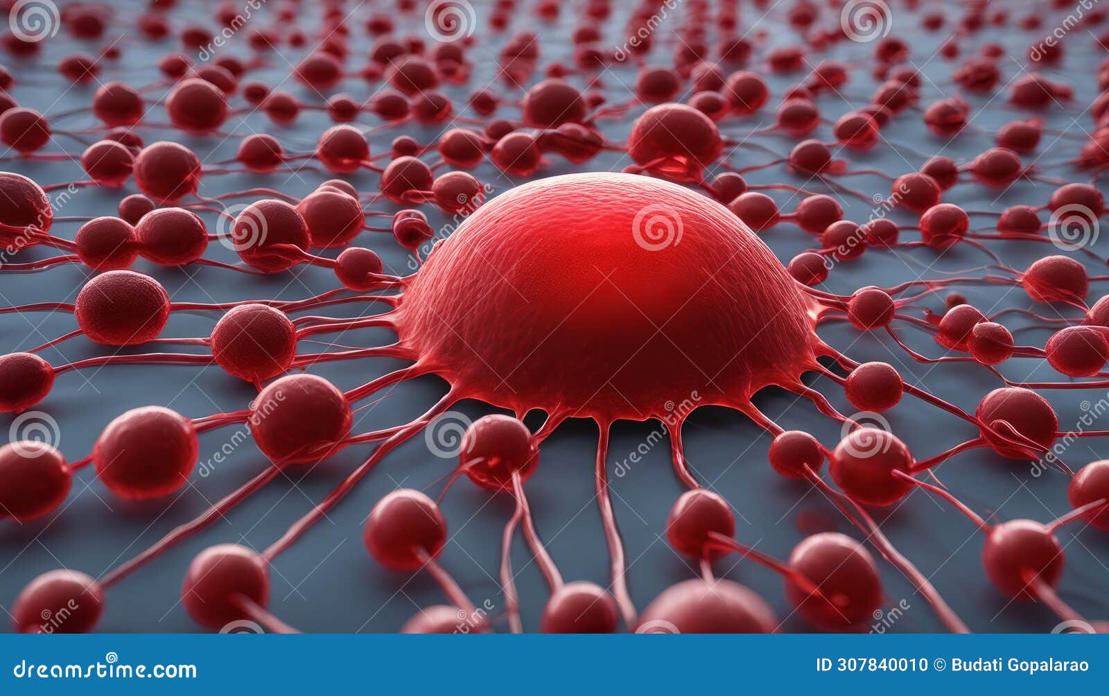 Viral Infection - a Close-Up Look at the Spread of Disease Stock ...