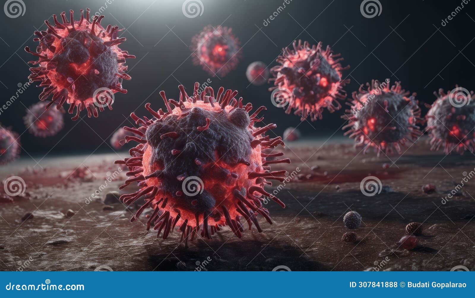 Viral Infection - a Visual Representation Stock Illustration ...