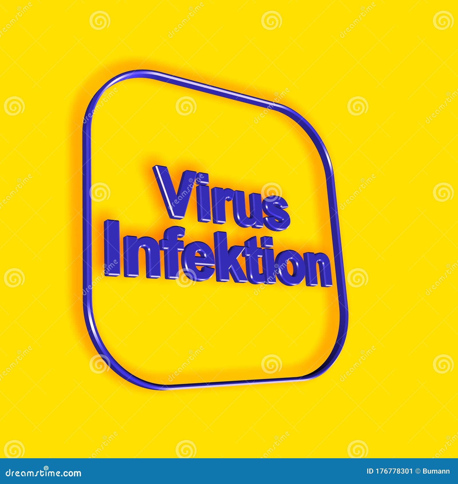 Viral Infection - Word or Text As 3D Illustration, 3D Rendering Stock ...