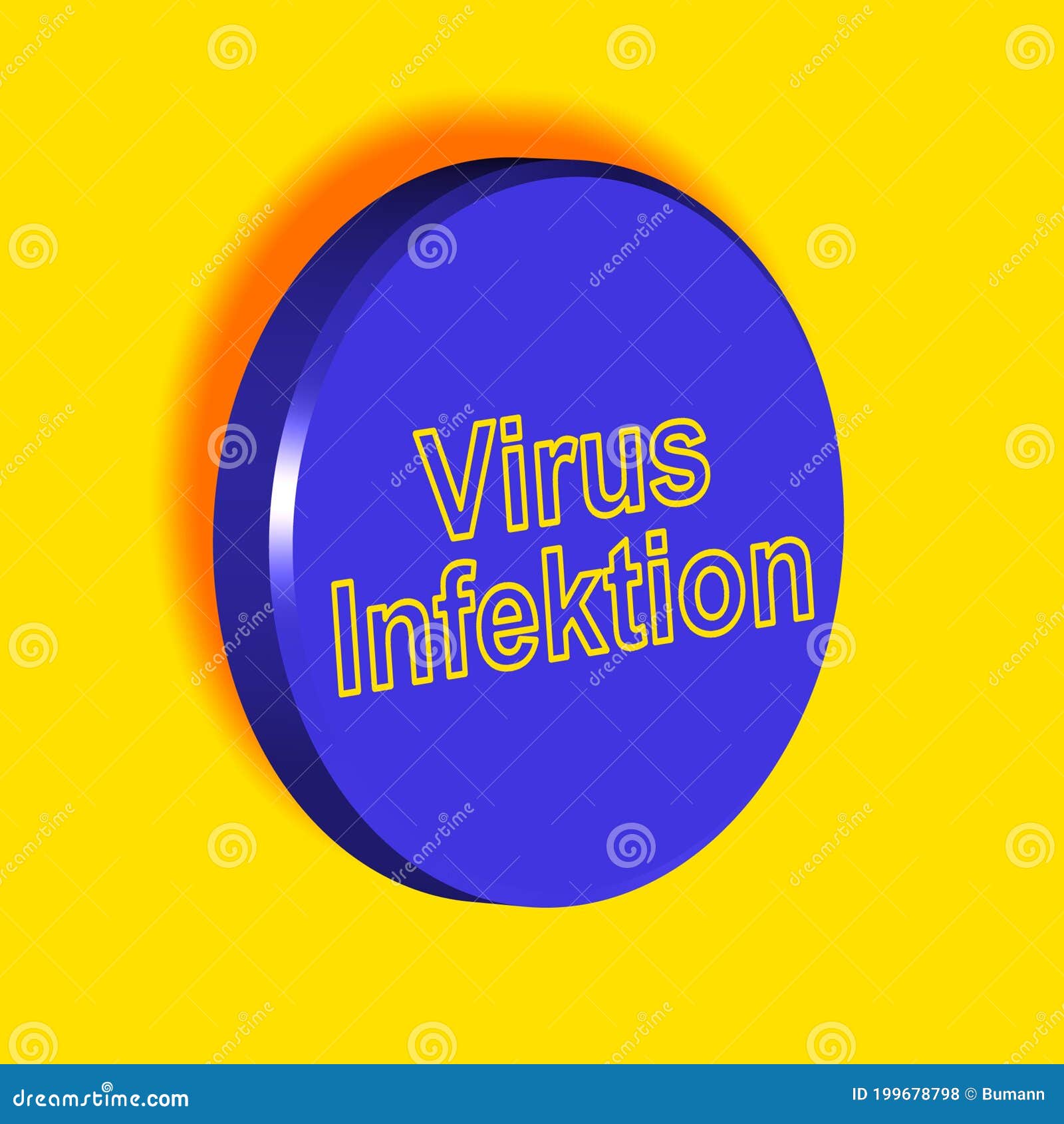 Viral Infection - Word or Text As 3D Illustration, 3D Rendering Stock ...