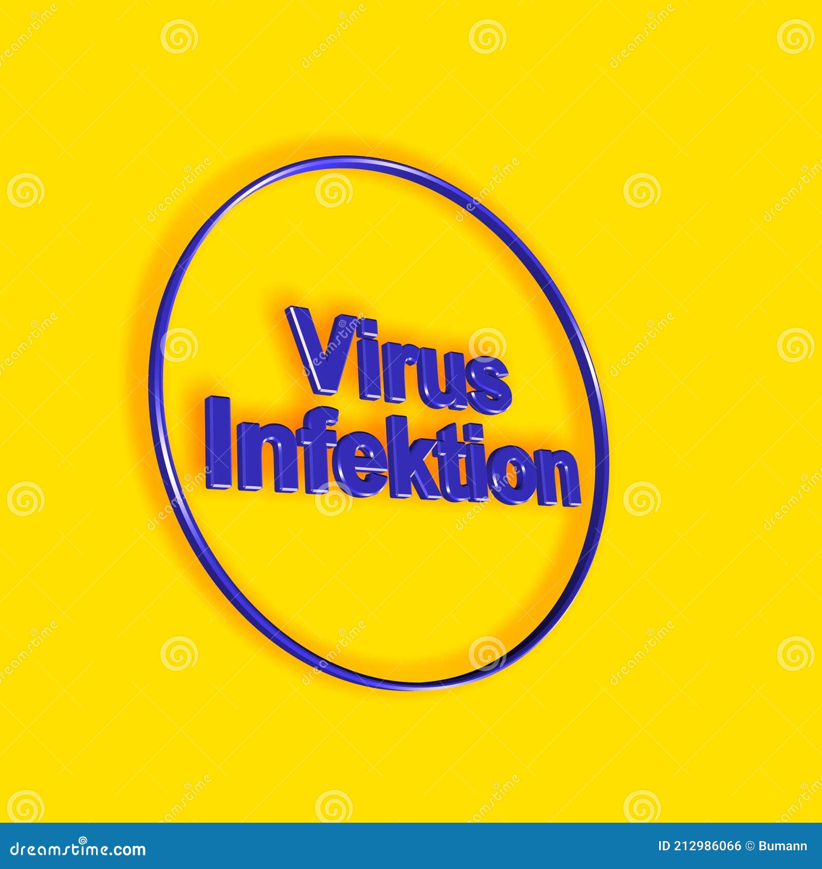 Viral Infection - Word or Text As 3D Illustration, 3D Rendering Stock ...