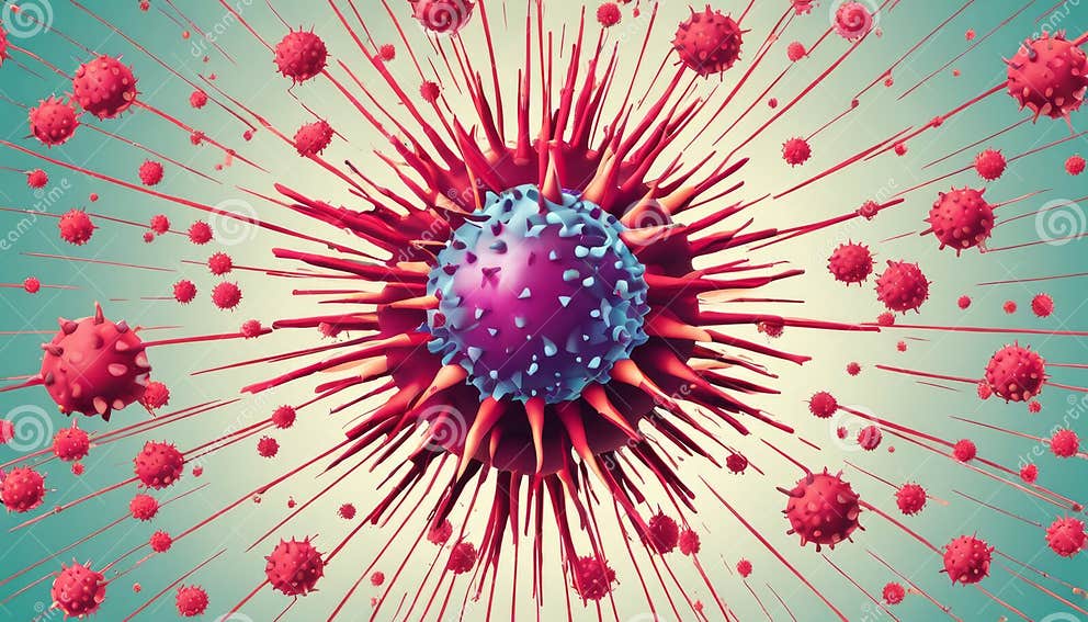 Viral Outbreak - a Visual Metaphor for the Rapid Spread of a Pathogen ...