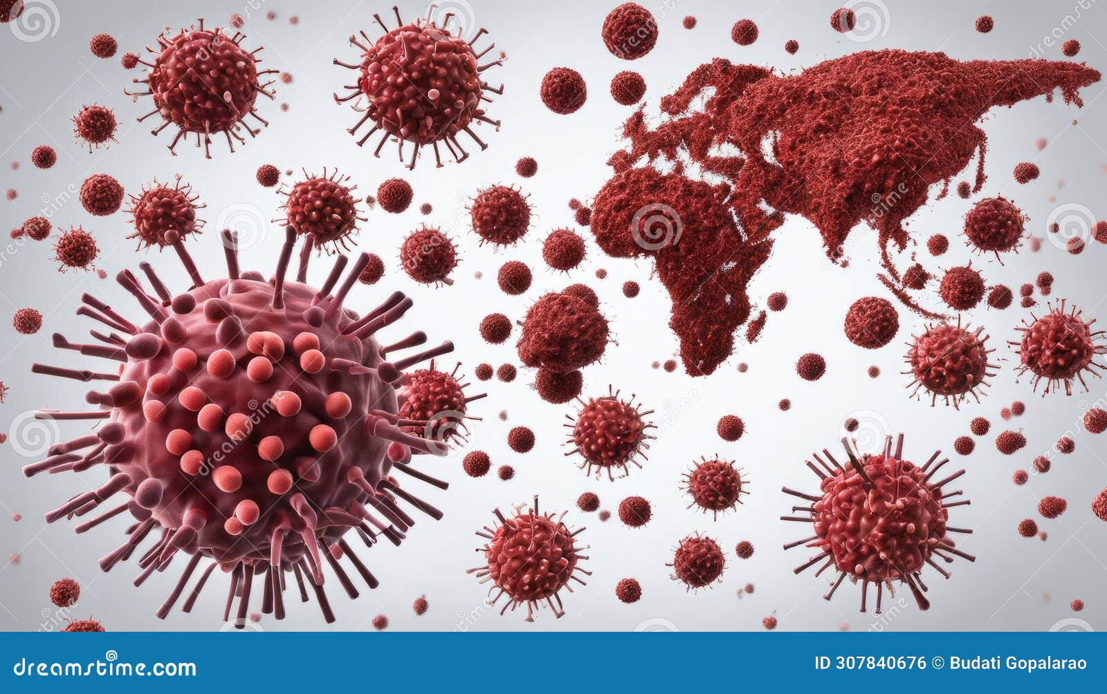 Viral Outbreak - a Visual Metaphor for the Spread of Disease Stock ...