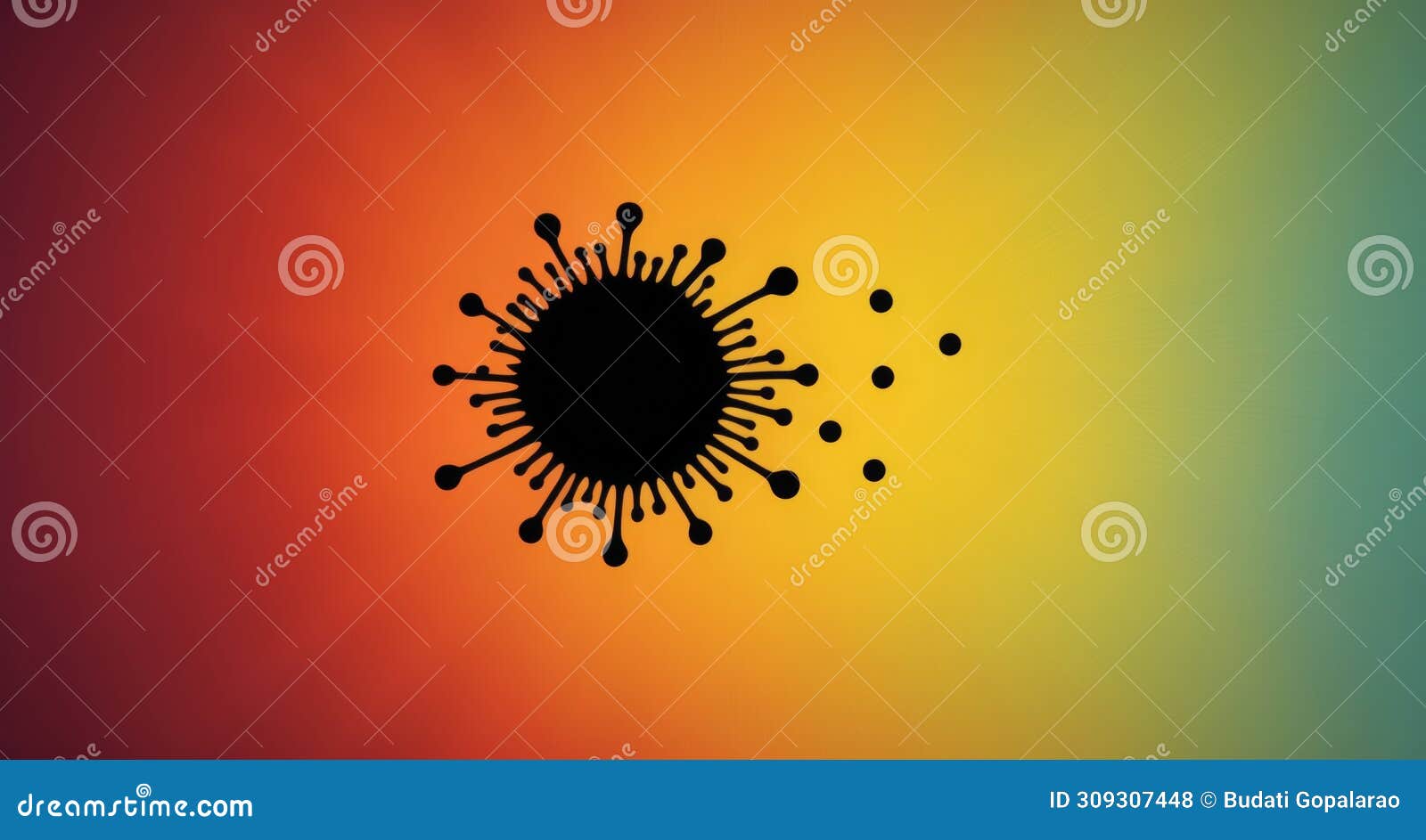 Viral Outbreak - a Visual Metaphor for the Spread of Disease Stock ...
