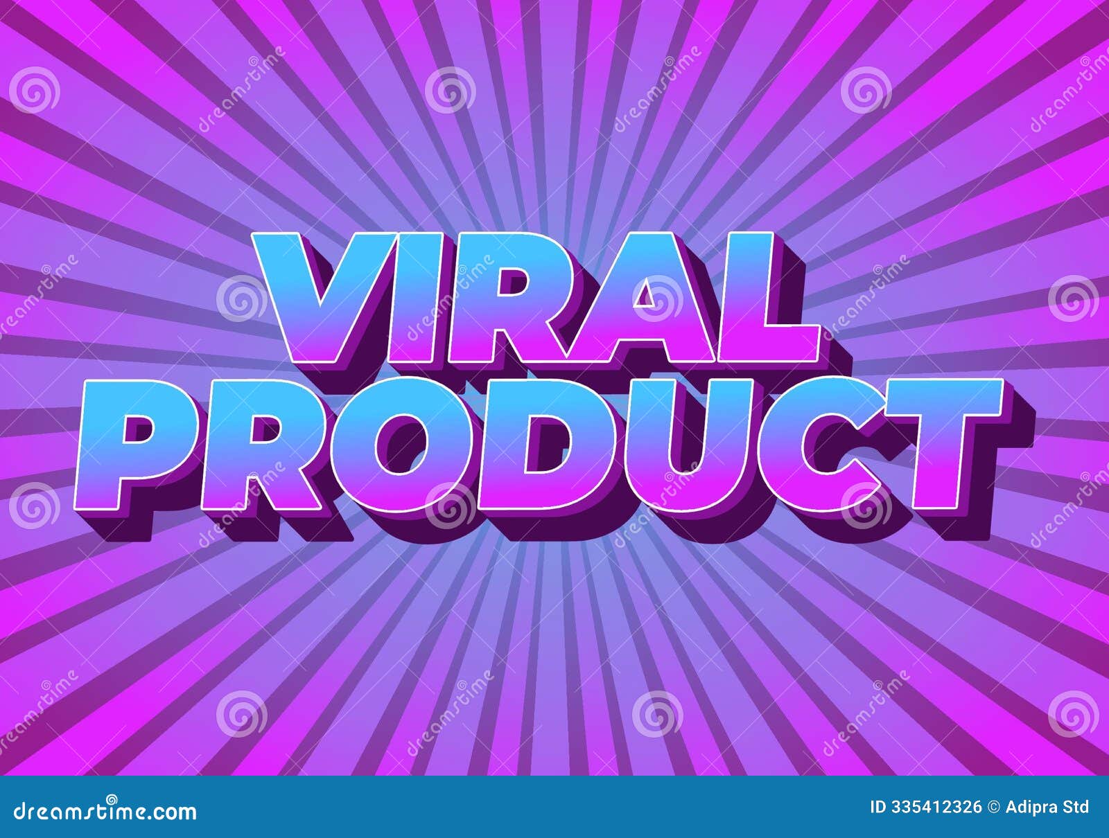 Viral Product. Text Effect for Advertising, Articles or Social Media ...