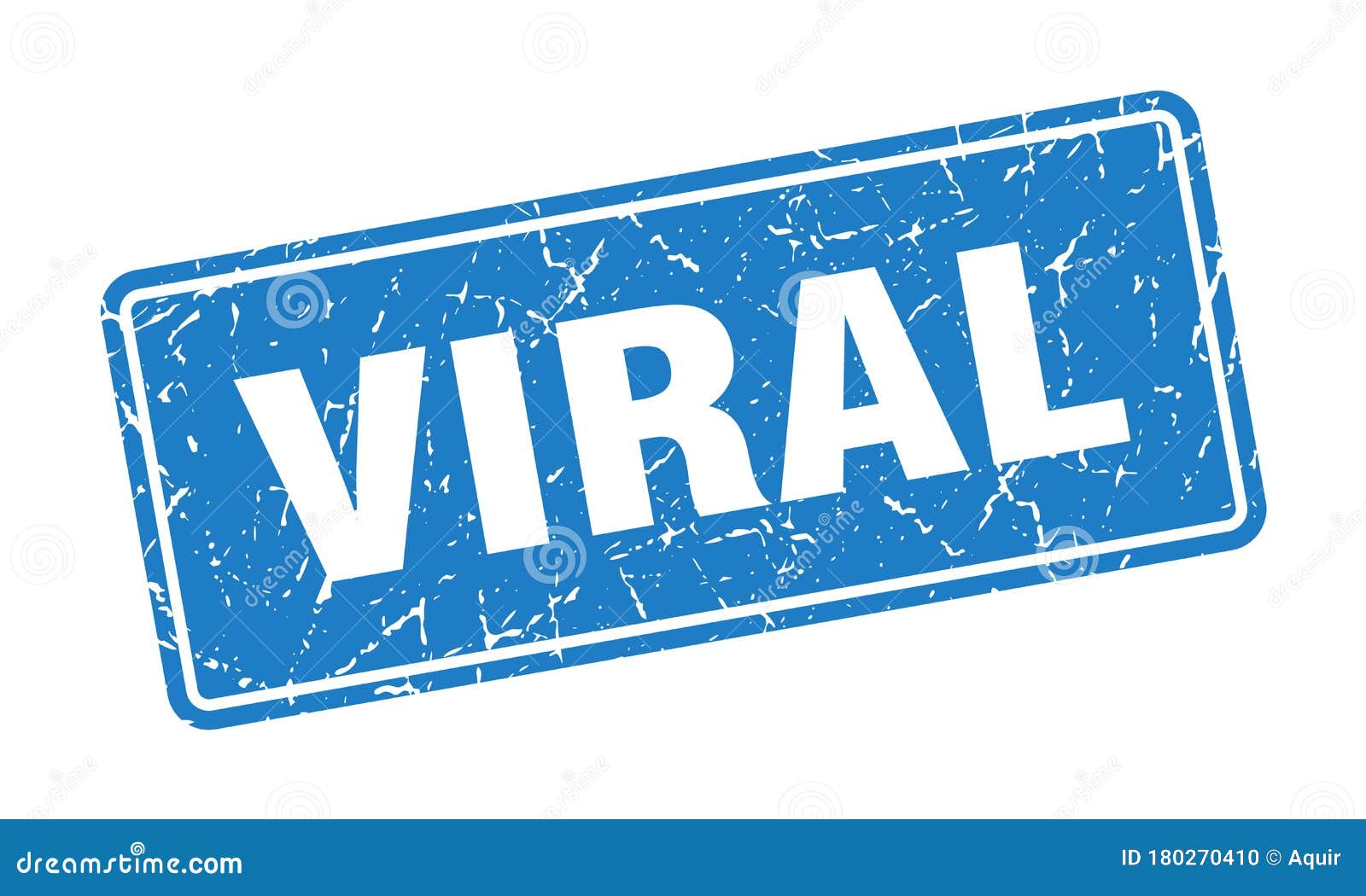 Viral Sign. Viral Grunge Stamp Stock Vector - Illustration of ...