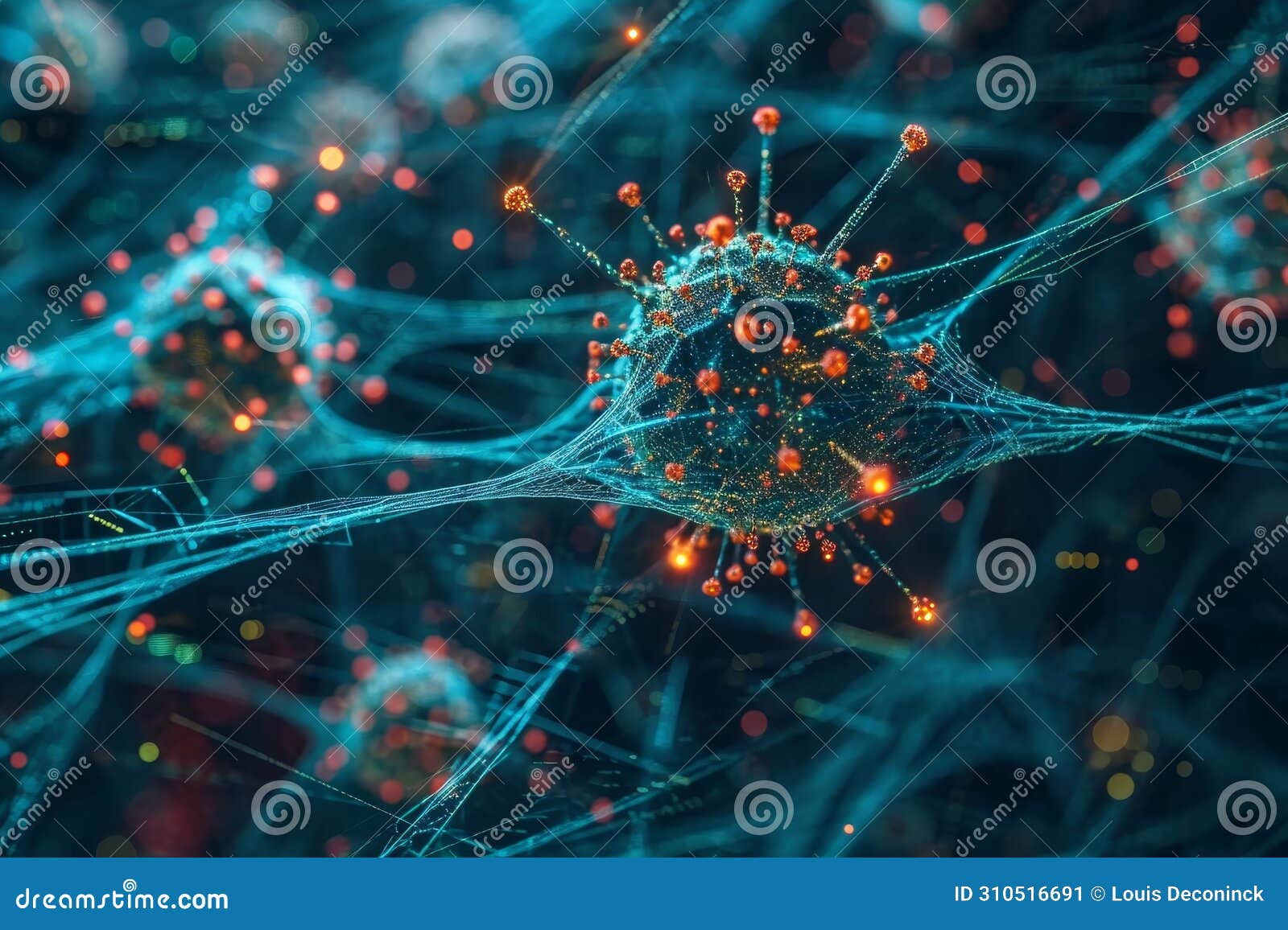 Viral Spread: an Abstract Perspective Stock Image - Image of ...