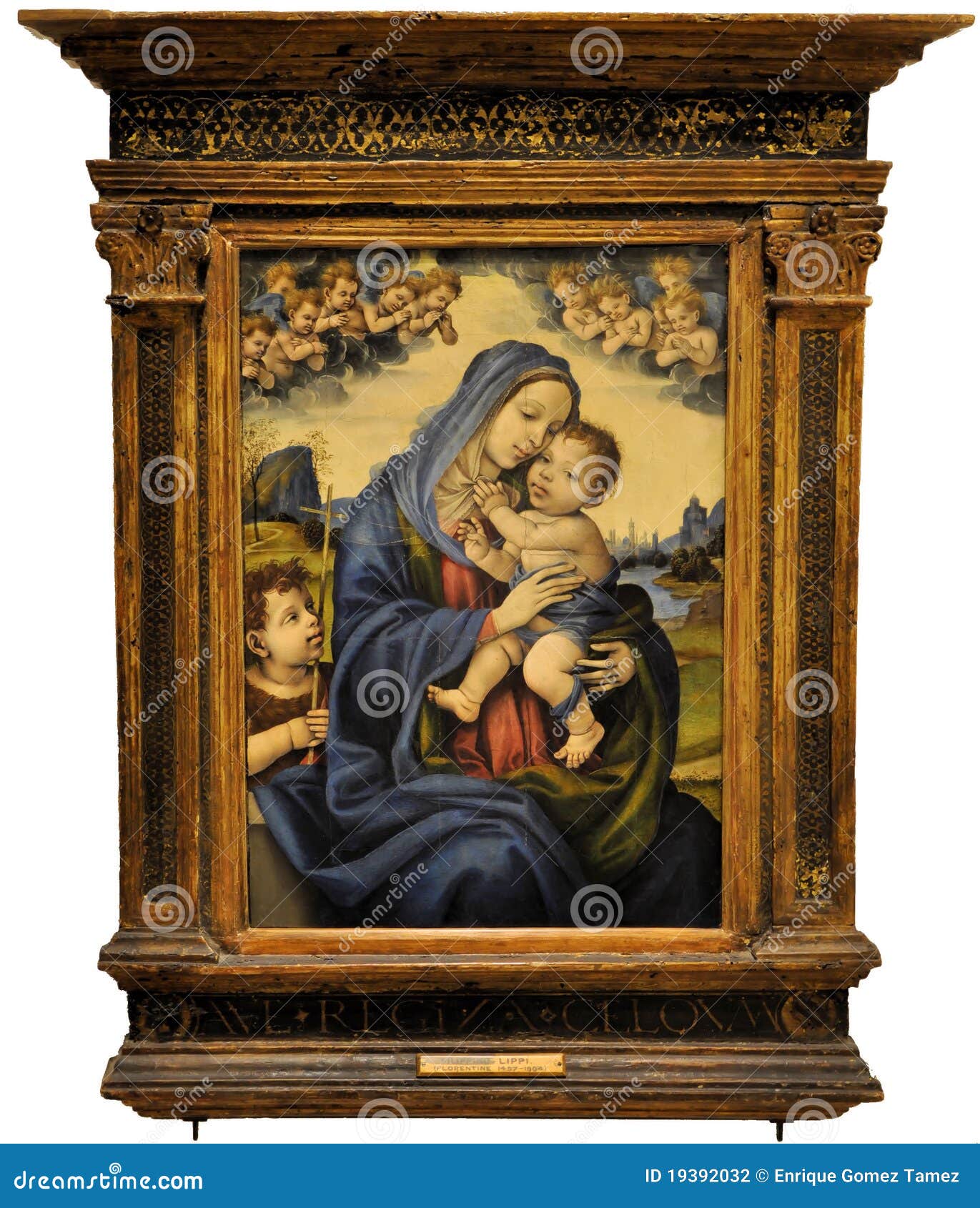 Virgin and Child with Saint John the Baptist Editorial Photography ...