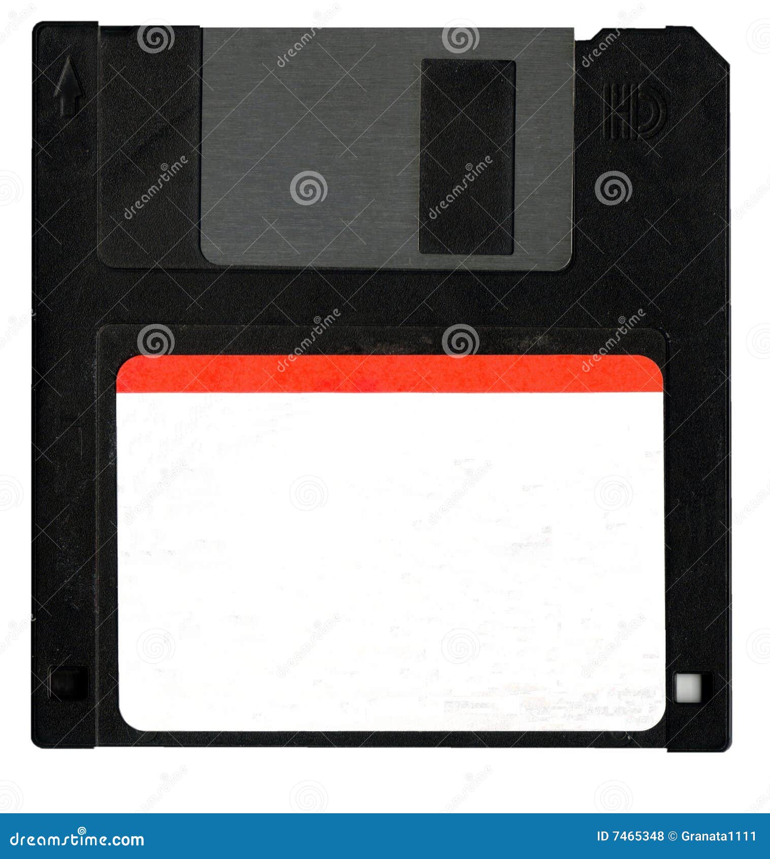 Floppy Disk With Label Royalty-Free Stock Photography | CartoonDealer ...