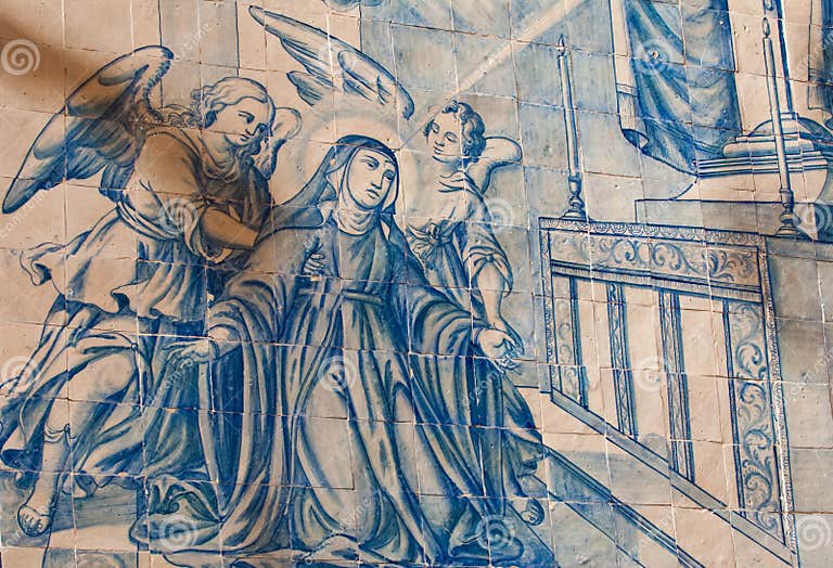 Virgin Mary with Angels stock photo. Image of holy, innocence - 11110552