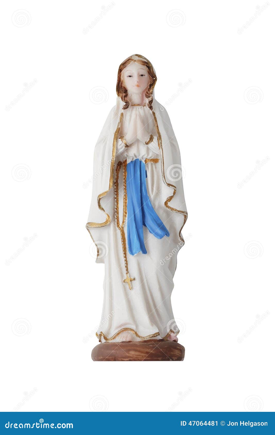 Virgin Mary figure stock image. Image of mary, isolated - 47064481