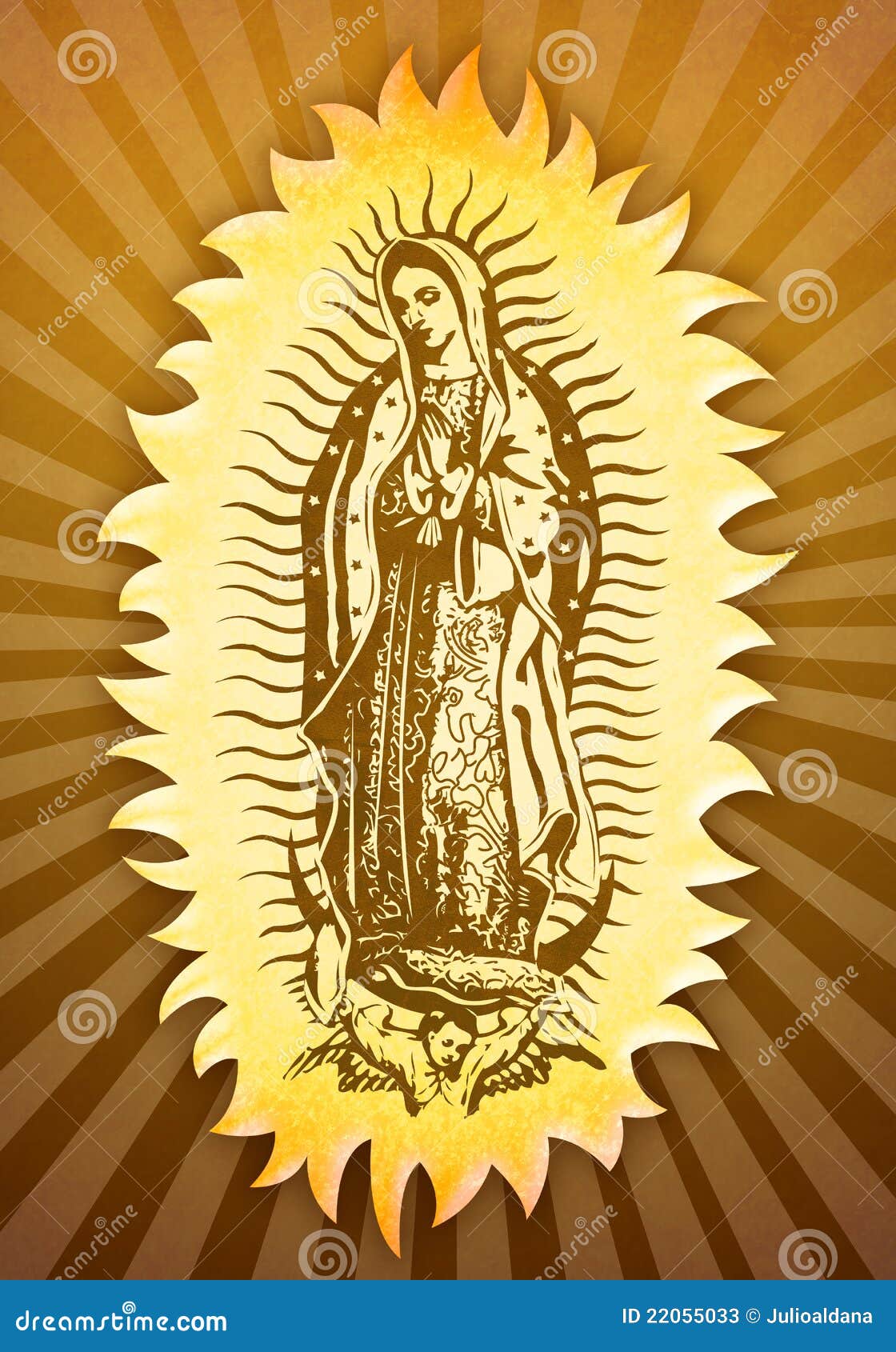 Virgen Maria Wallpaper Black And White