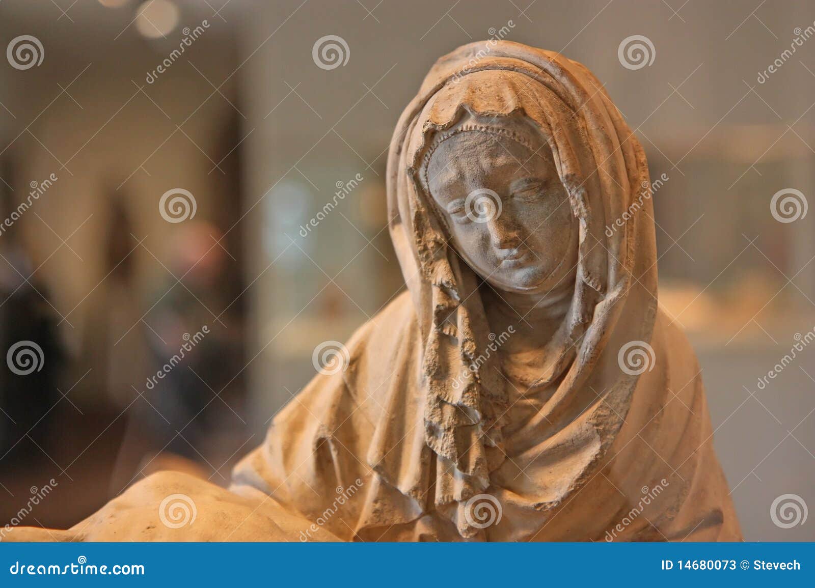 Virgin Mary looking sad stock image. Image of devotion - 14680073