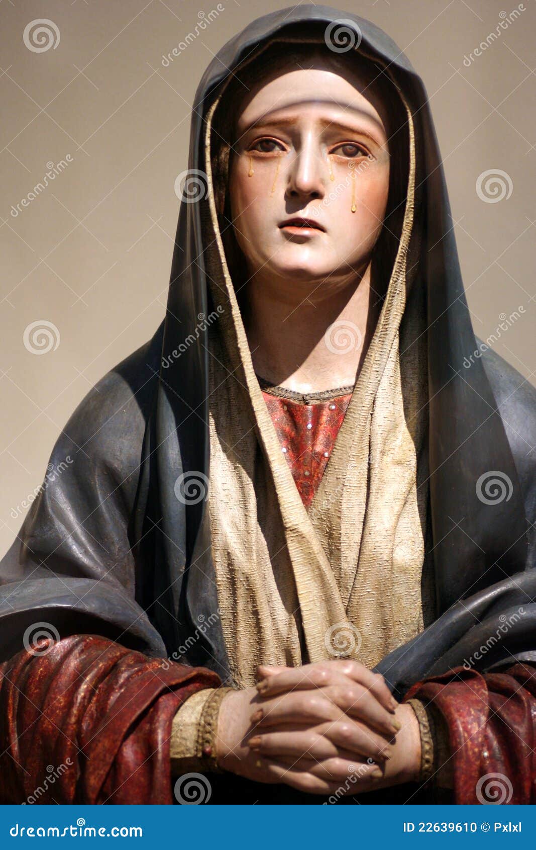 Virgin Mary statue stock photo. Image of cemetery, figure - 22639610