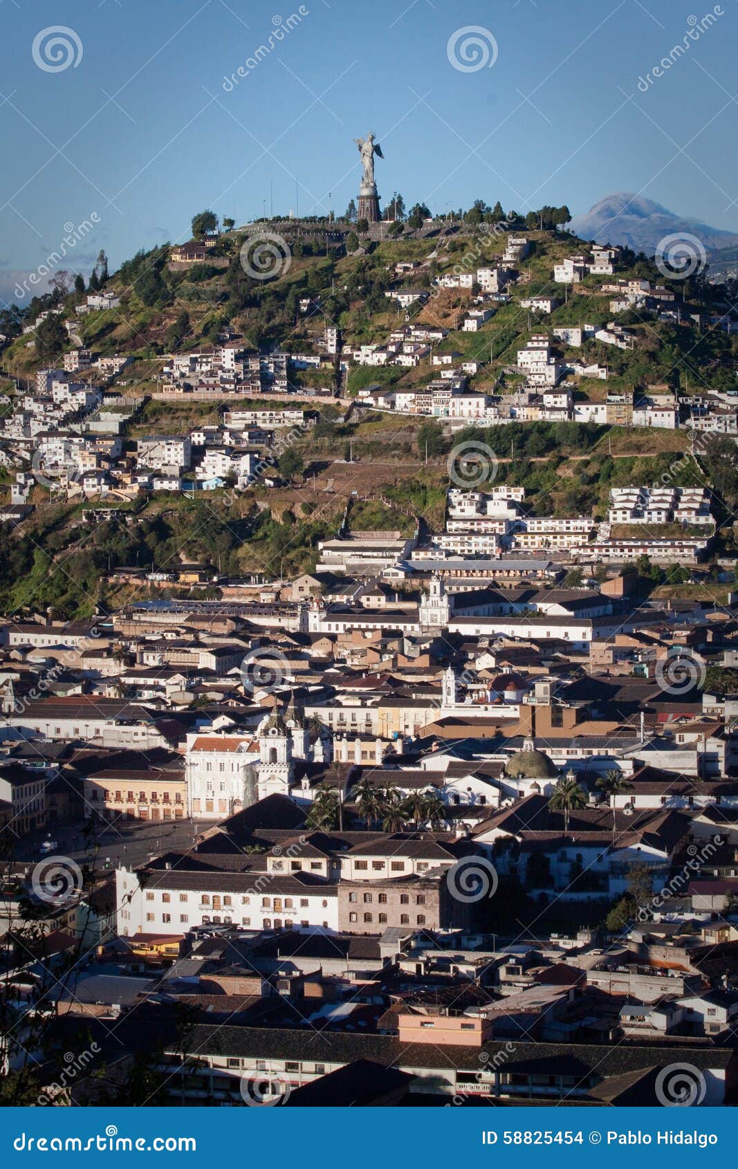 Virgin of Quito Statue, Ecuador Editorial Stock Image - Image of ...