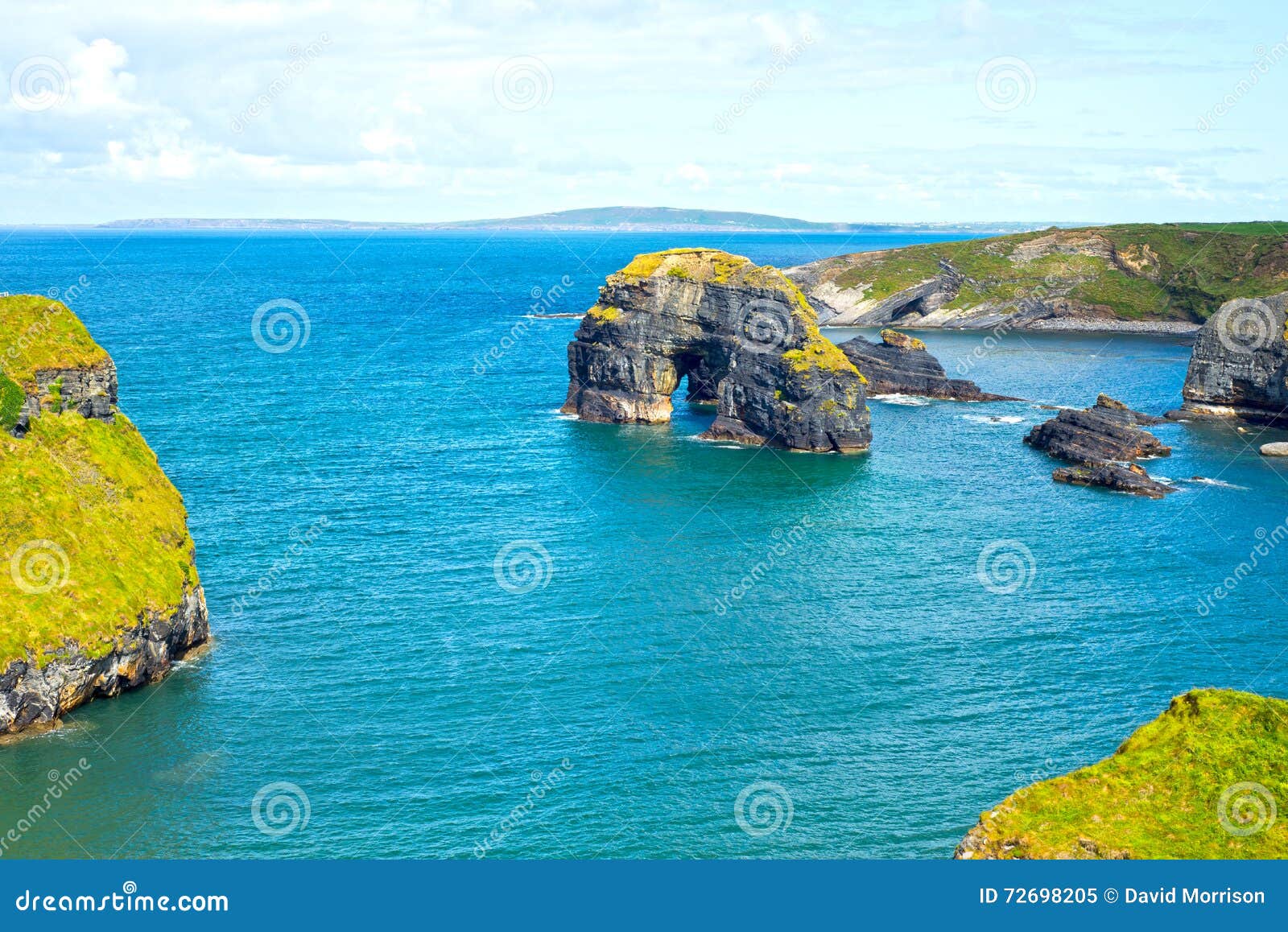 Virgin rock with cliffs stock image. Image of coastline - 72698205