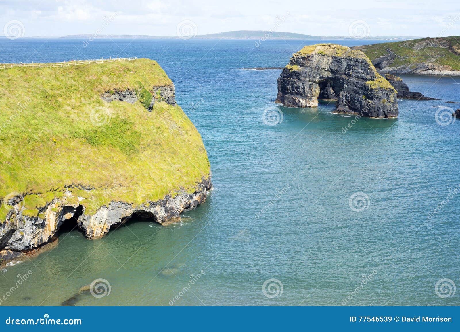 Virgin Rock with Cliffs and Headland Stock Image - Image of landscape ...