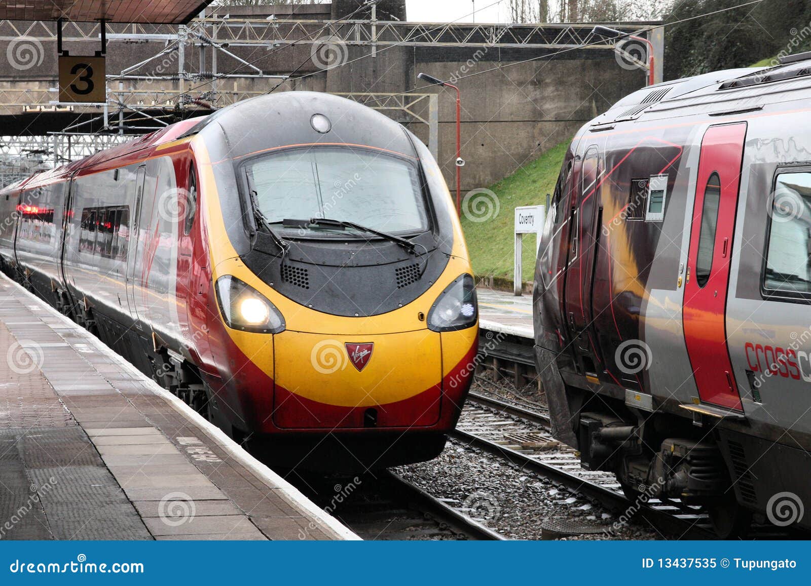 Virgin Trains editorial image. Image of britain, coventry - 13437535