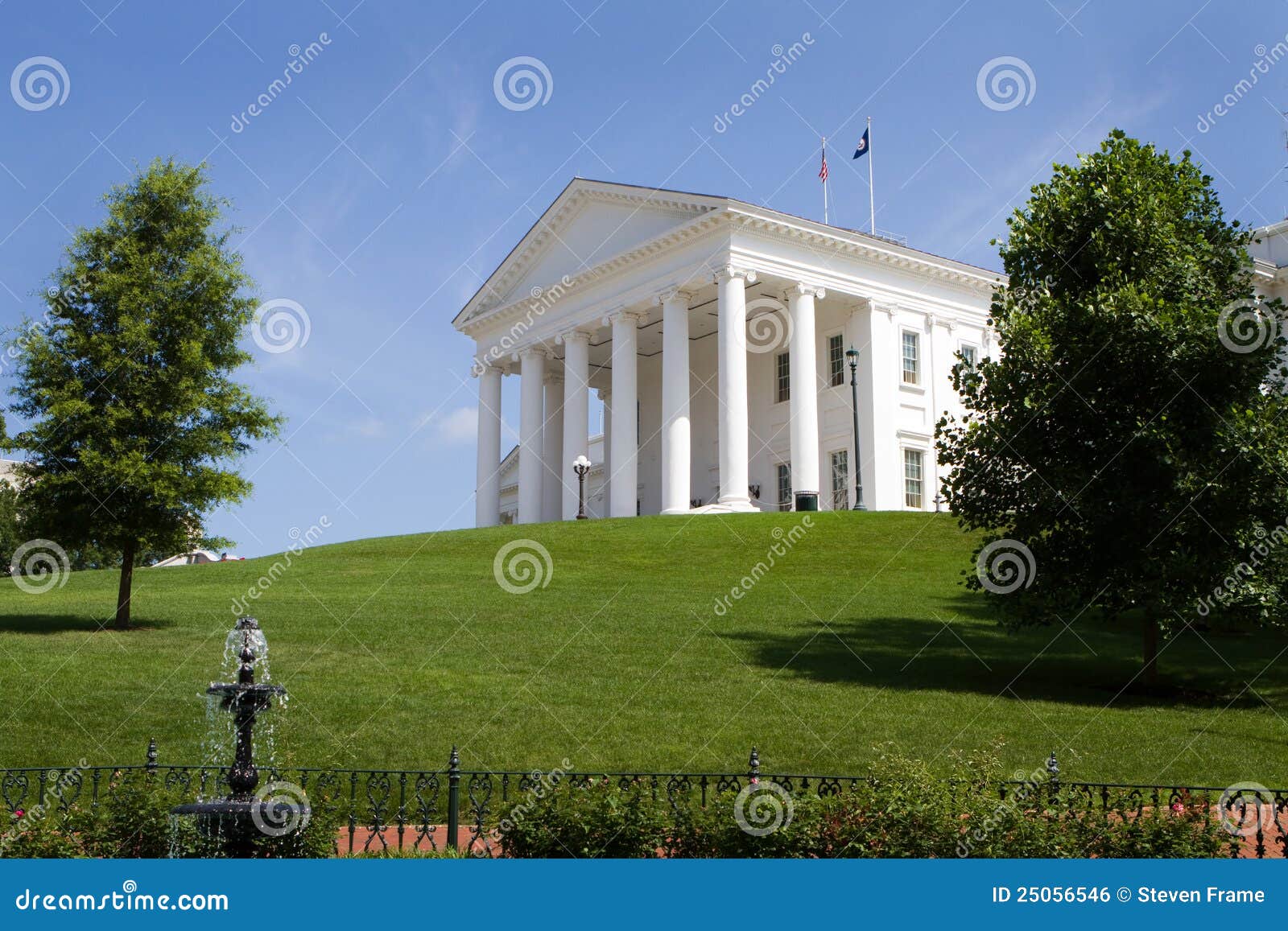 Virginia Capitol Building stock photo. Image of entrance - 25056546