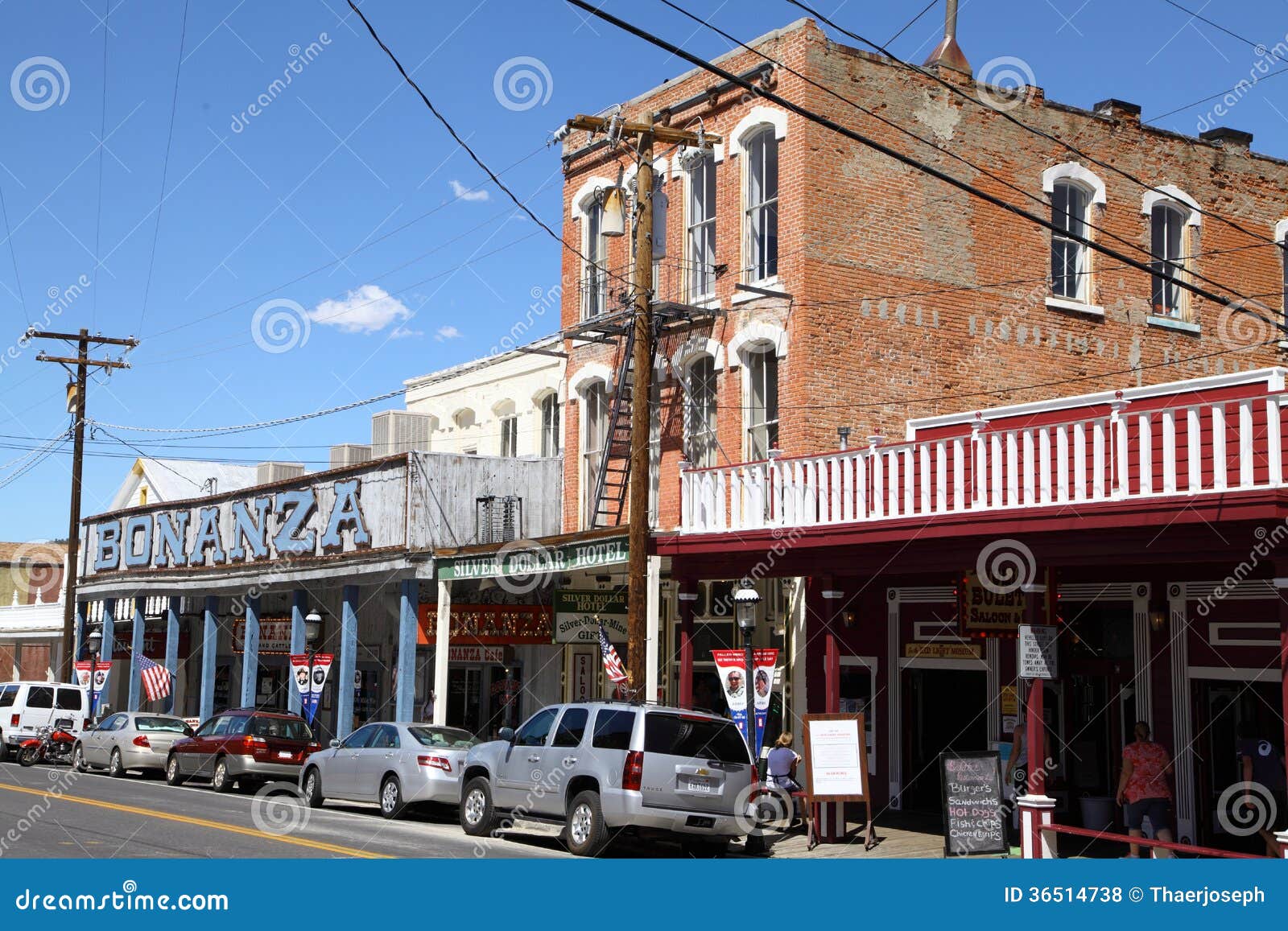 Virginia City foto de archivo editorial. Imagen de viejo - 36514738