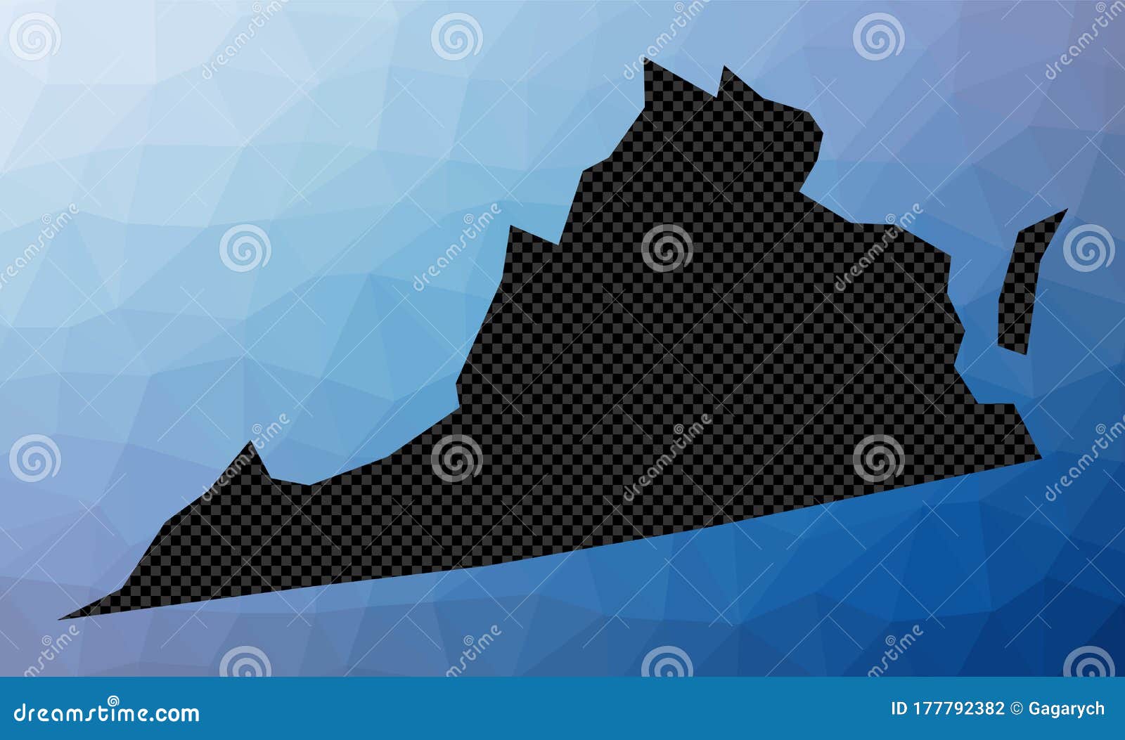 Virginia geometric map. stock vector. Illustration of nationalist ...