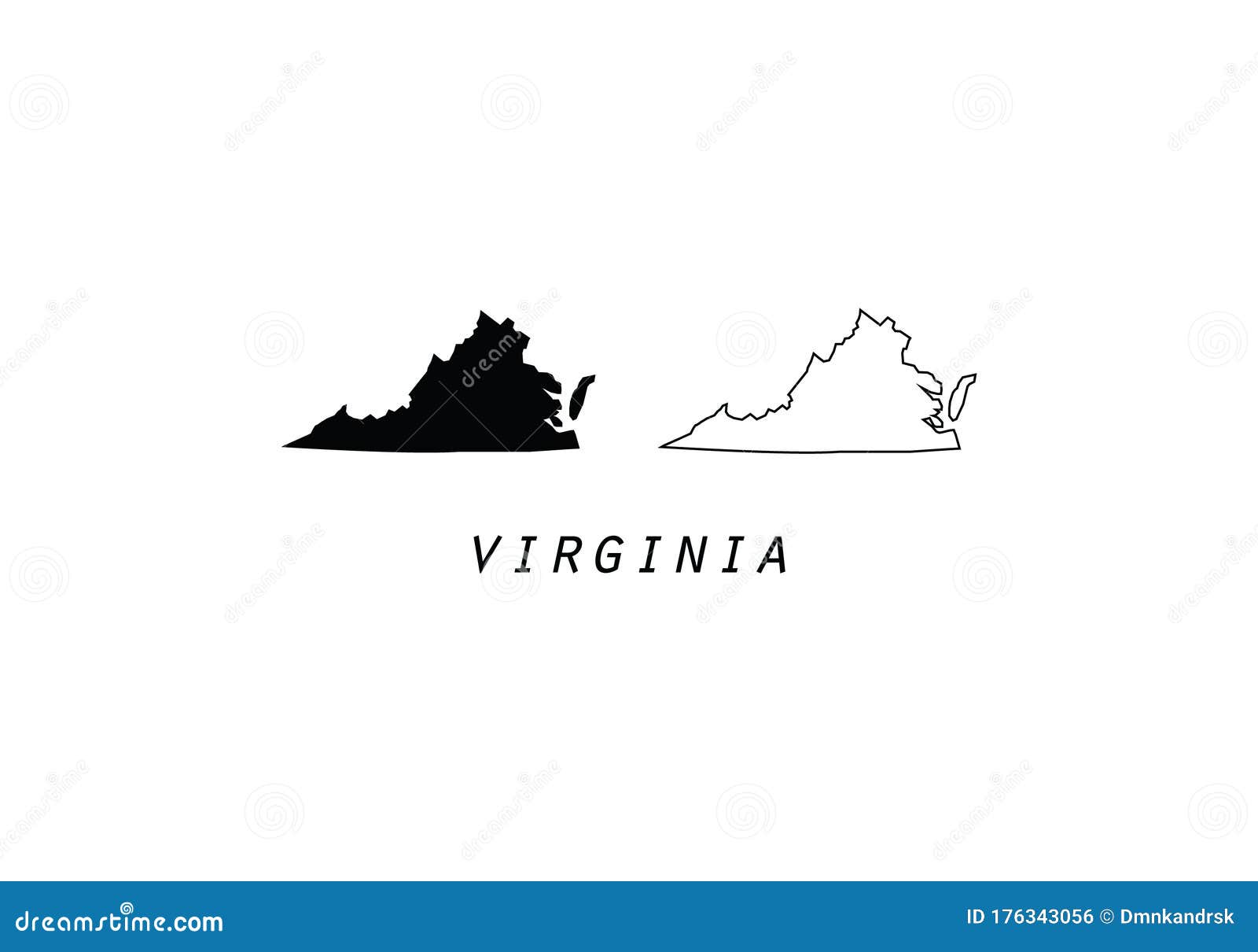 Virginia State Shape