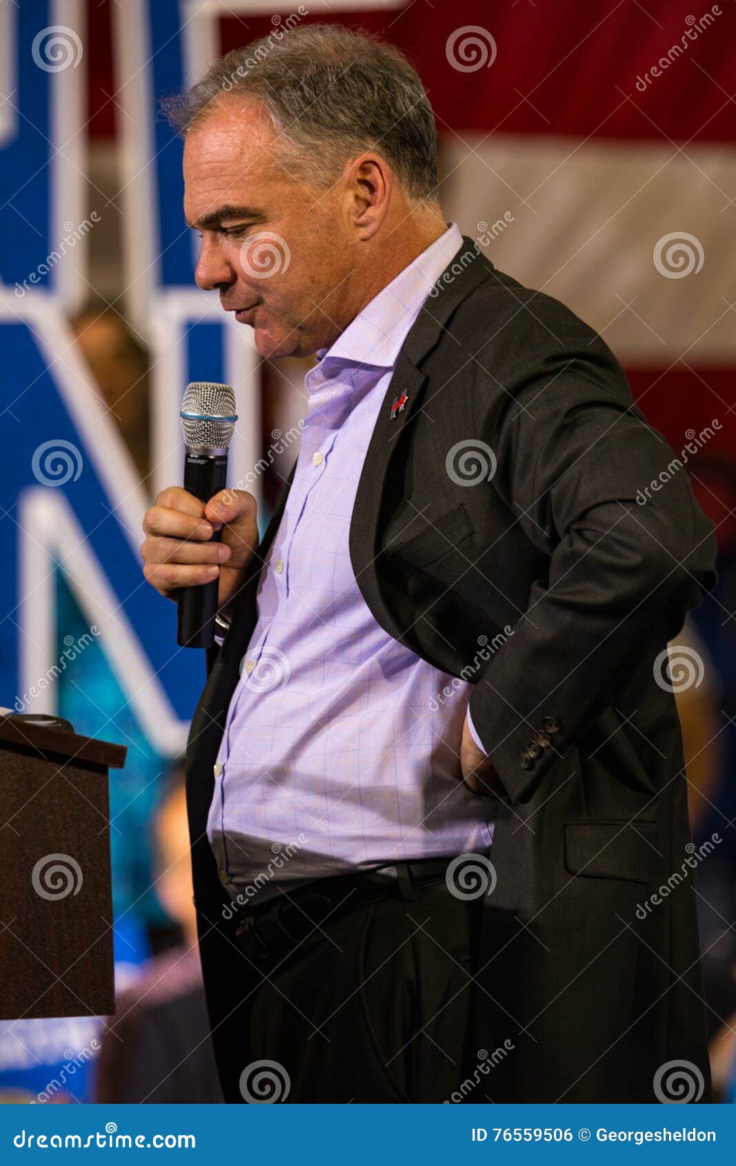 Virginia Senator Tim Kaine photo éditorial. Image du kaine - 76559506