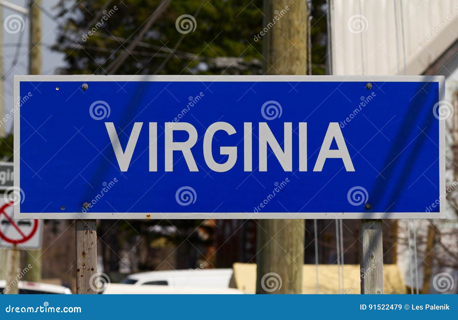 Virginia Sign stock image. Image of text, rectangular - 91522479