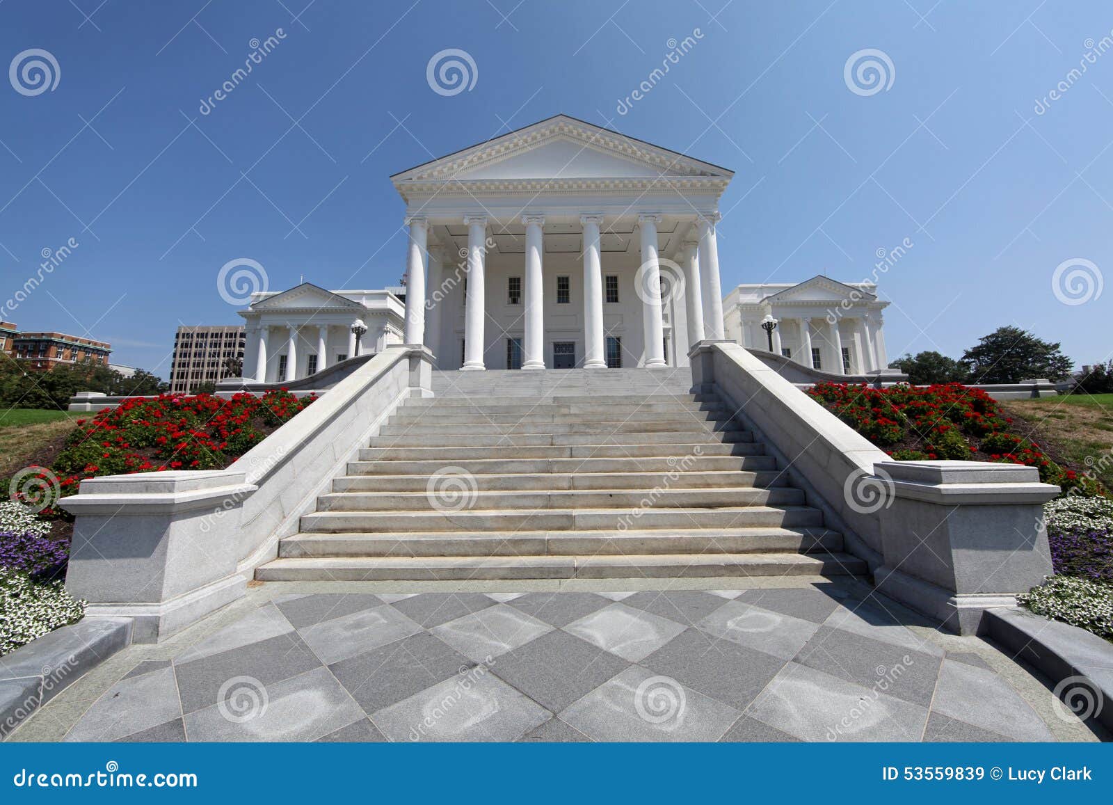 Virginia State Capitol Building Stock Image - Image of building ...