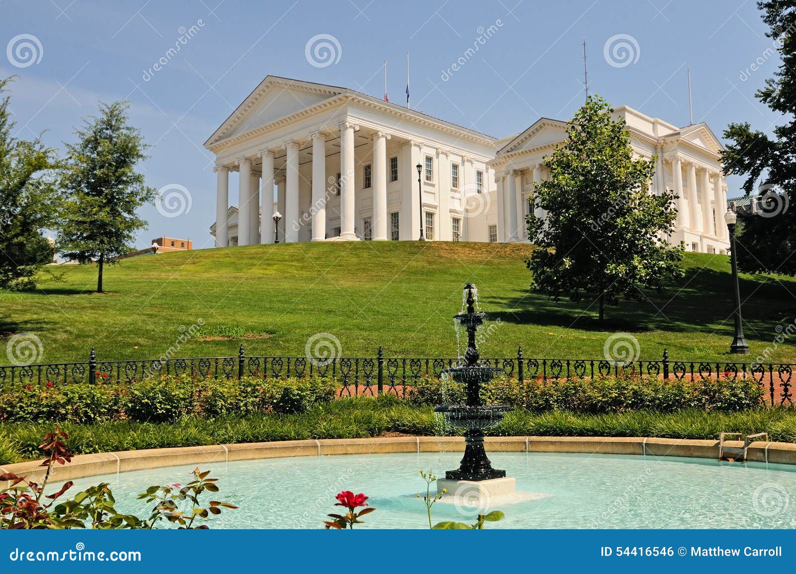 Virginia State Capitol stock photo. Image of landscape - 54416546