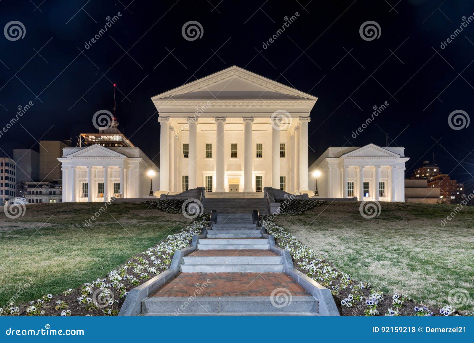 Virginia State Capitol - Richmond, La Virginia Fotografia Stock ...