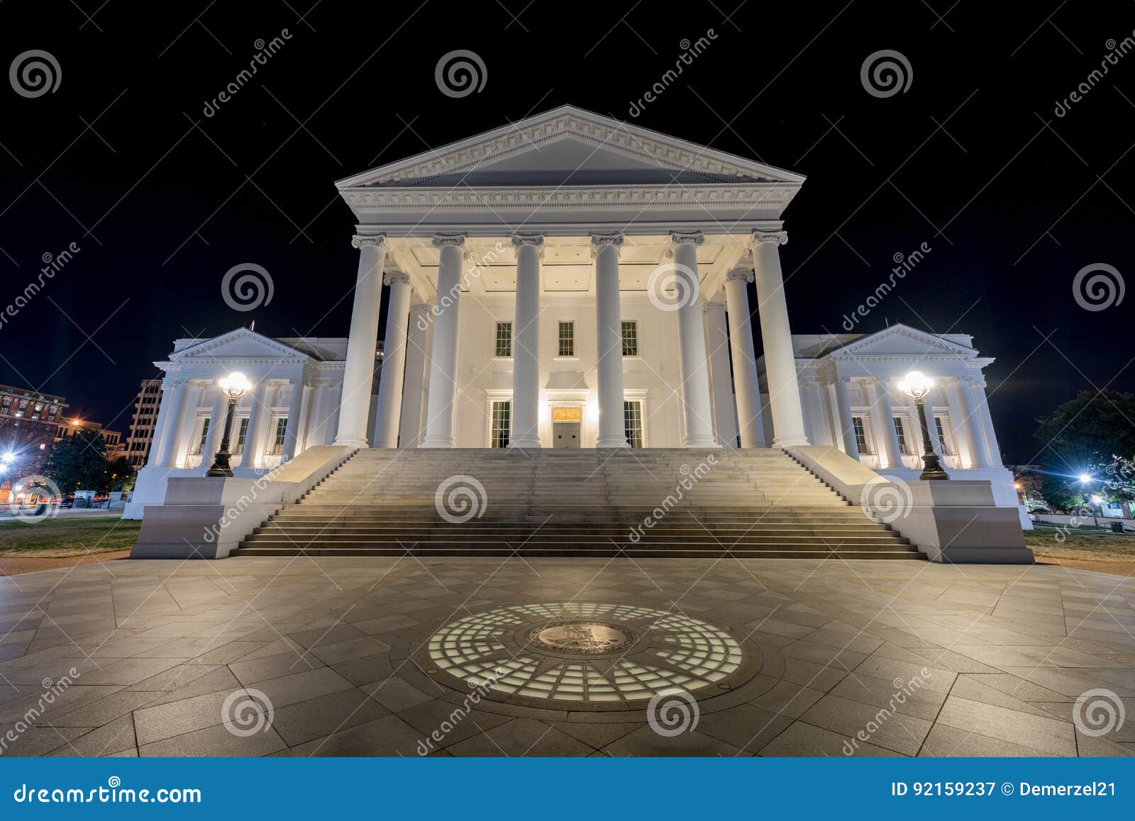 Virginia State Capitol - Richmond, La Virginia Immagine Stock ...