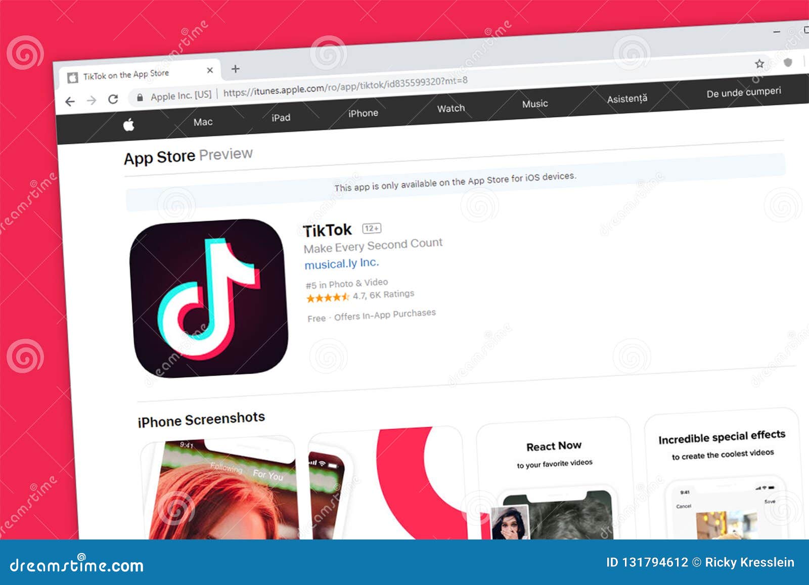 TikTok Including Musical.ly Website Homepage Social Media Application ... TikTok Including Musical.ly Website Homepage Social Media Application ...