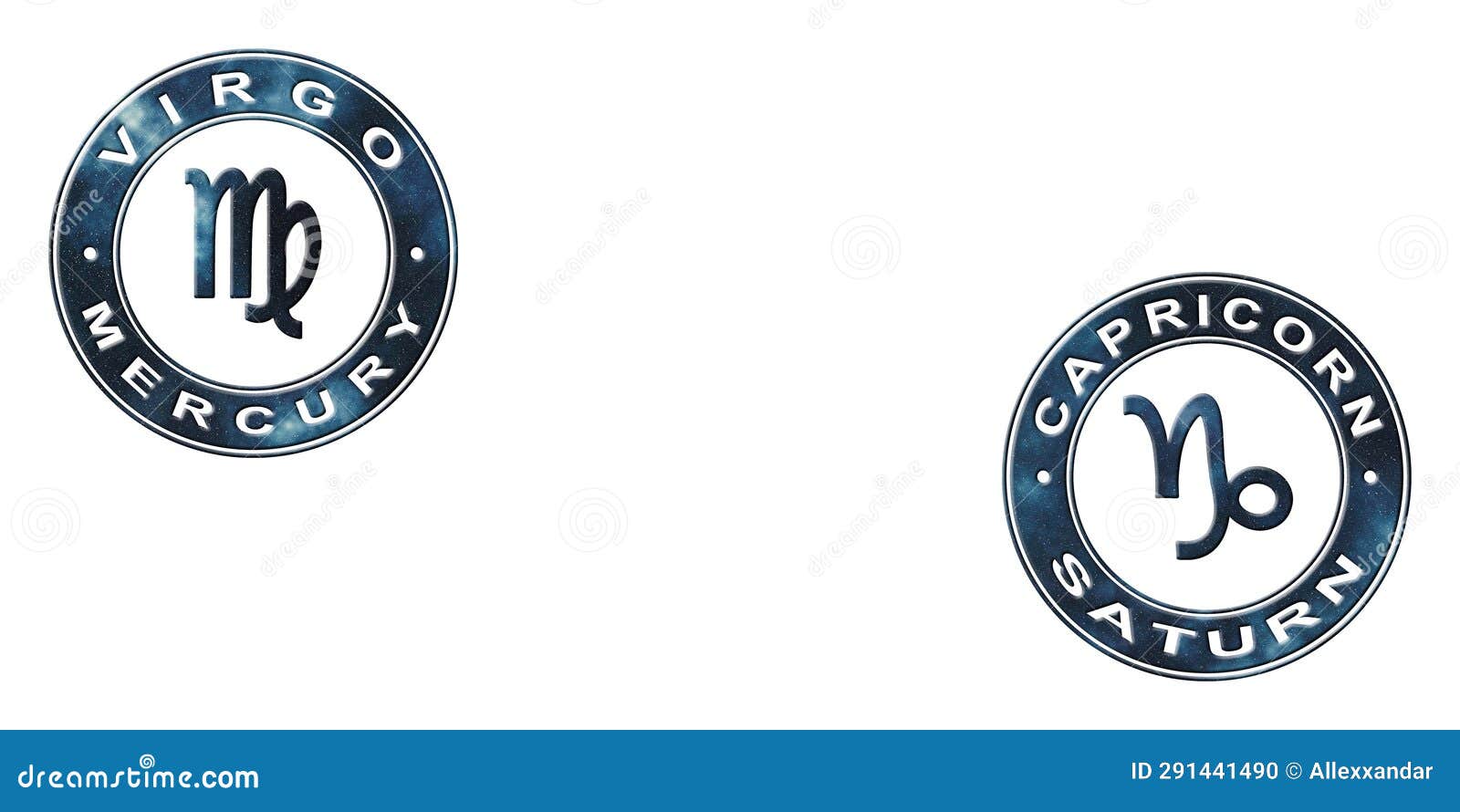 Virgo and Capricorn Compatibility Stock Illustration - Illustration of ...