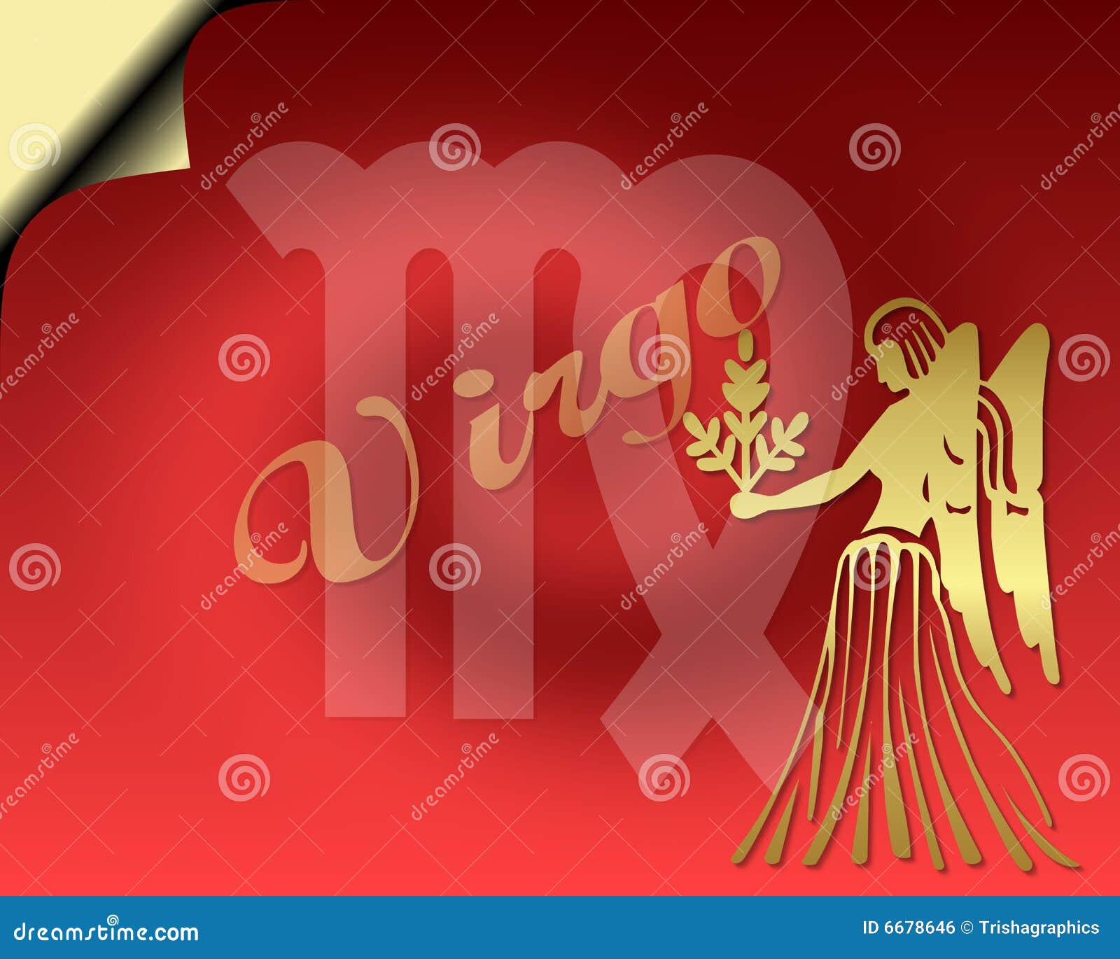 Virgo Card stock illustration. Illustration of sign, cycle - 6678646