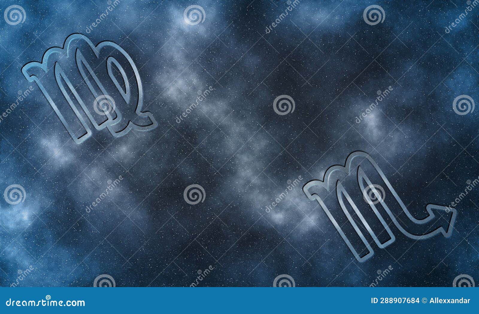 Virgo and Scorpio Compatibility Stock Illustration - Illustration of ...