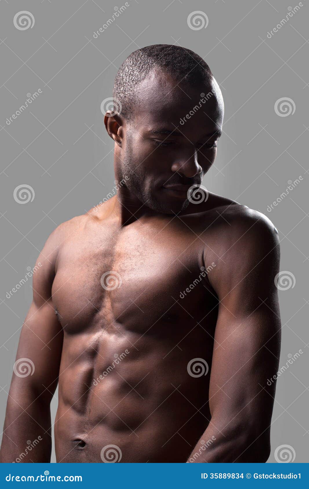 Viril e muscular. foto de stock. Imagem de corpo, sensualidade - 35889834