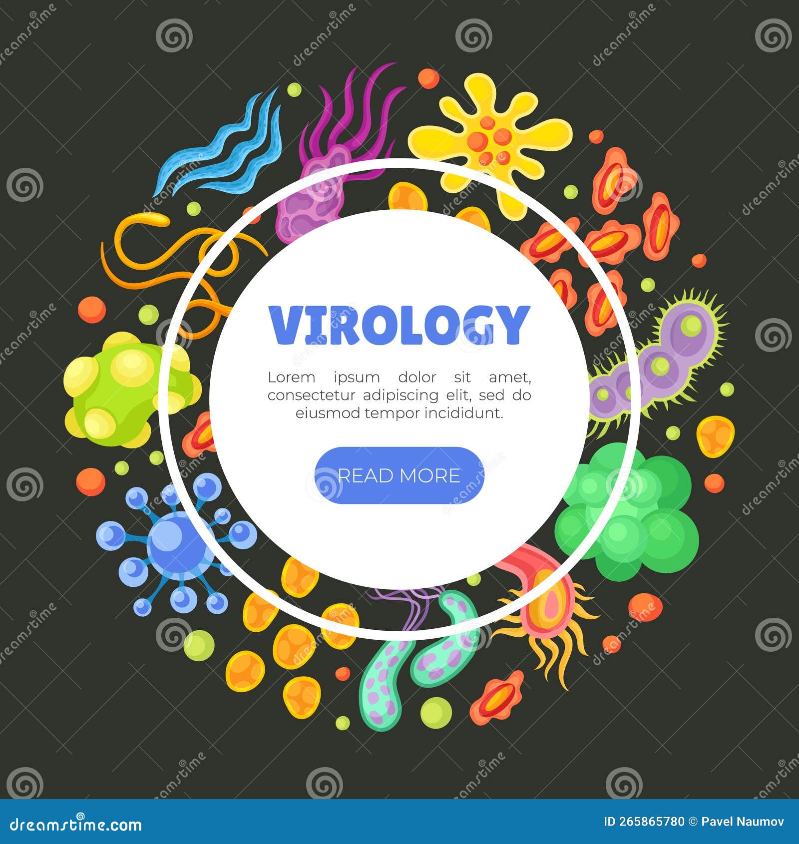 Microbiology Landing Page Template. Scientists Characters Learning ...