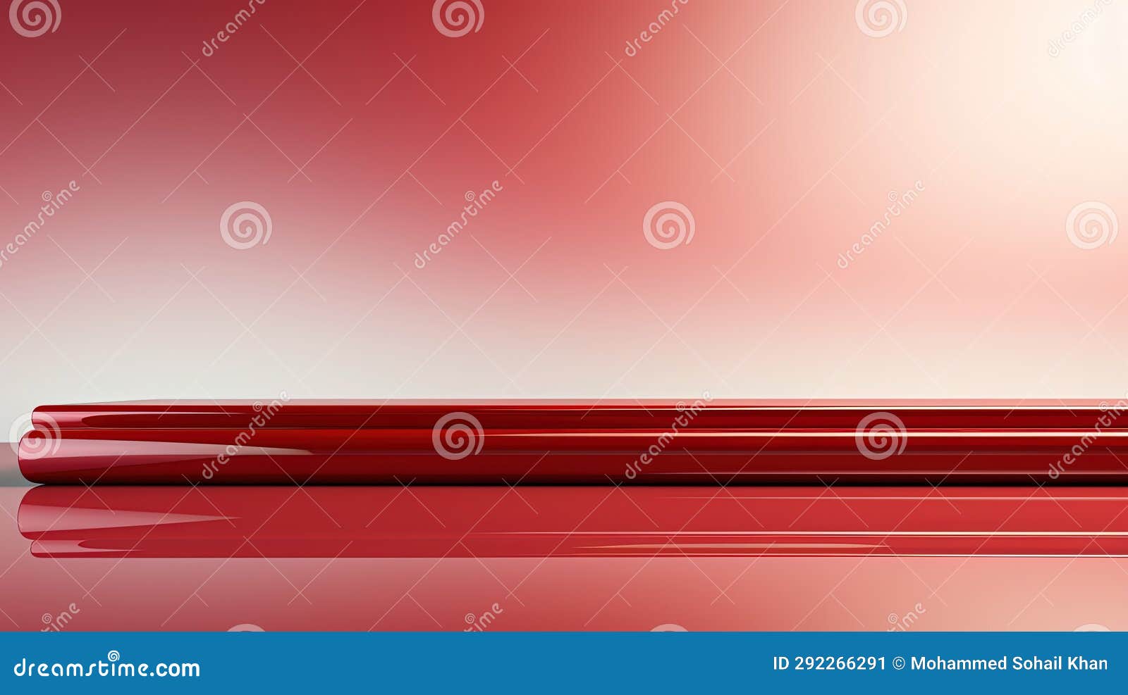Virtual Abstract Art of Red Color Background Stock Illustration ...