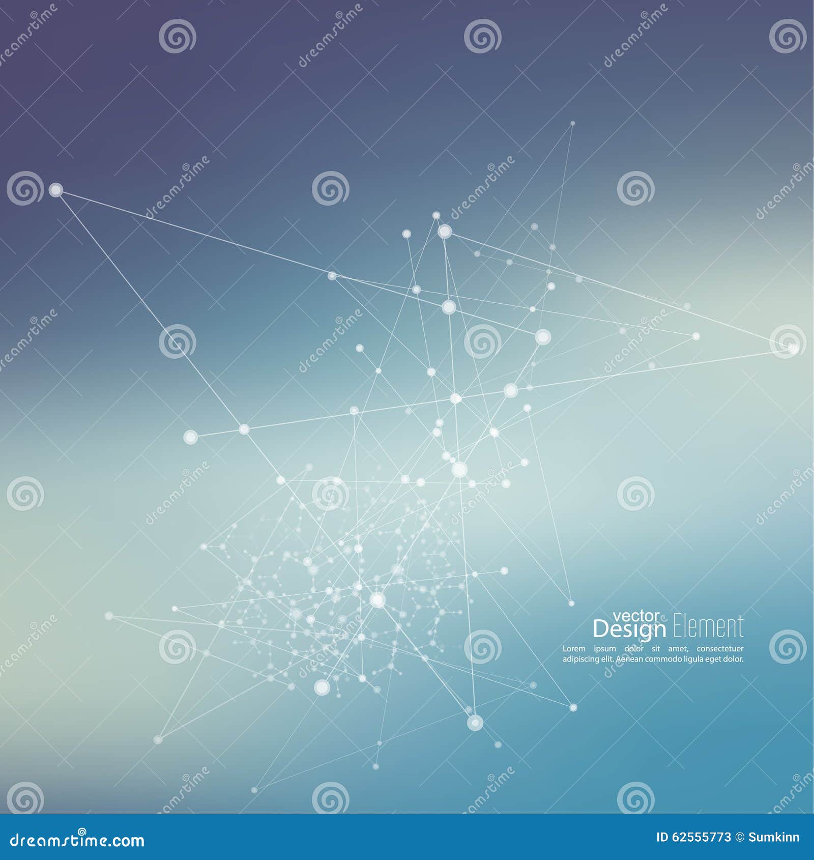 Virtual Abstract Background Stock Vector - Illustration of coordinates ...
