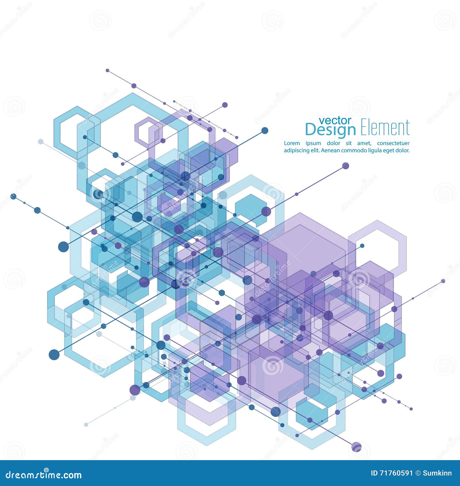 Virtual Abstract Background Stock Vector - Illustration of automation ...