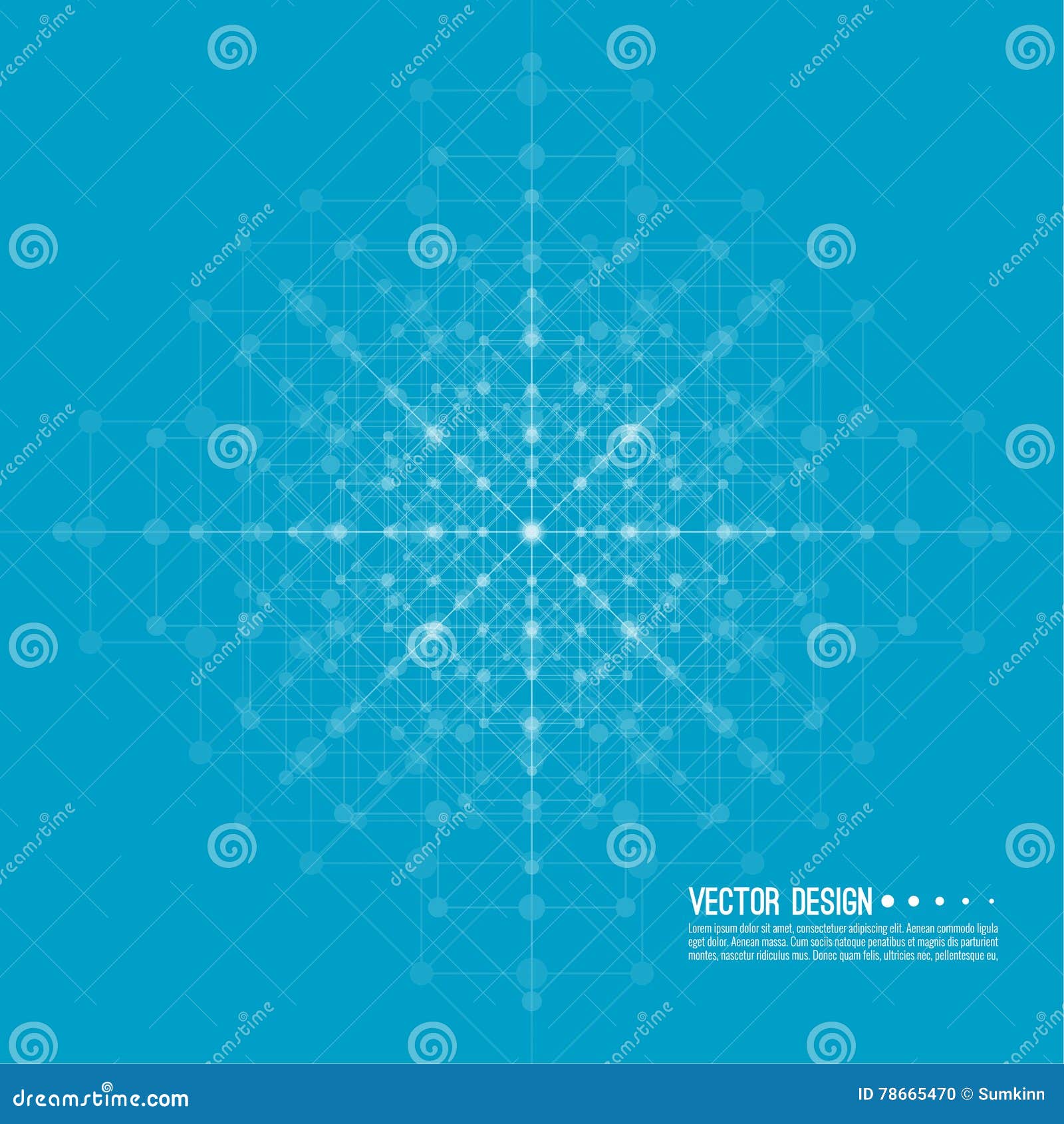 Virtual Abstract Background Stock Vector - Illustration of modeling ...
