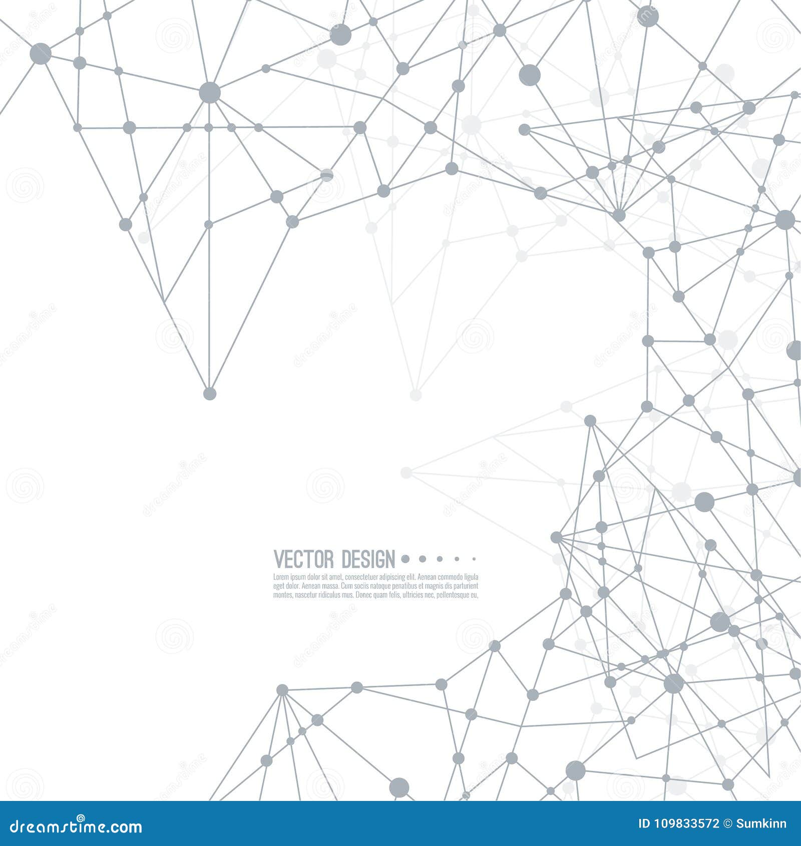 Virtual Abstract Background. Stock Vector - Illustration of line ...