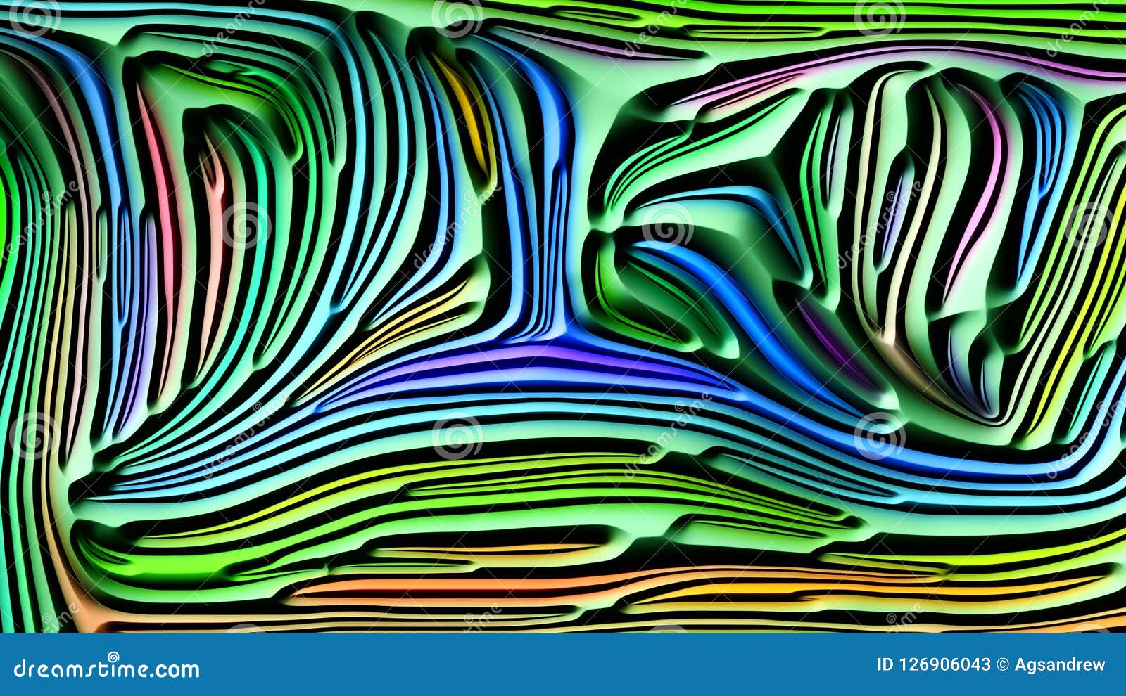 Virtual Abstract Shapes stock illustration. Illustration of ...