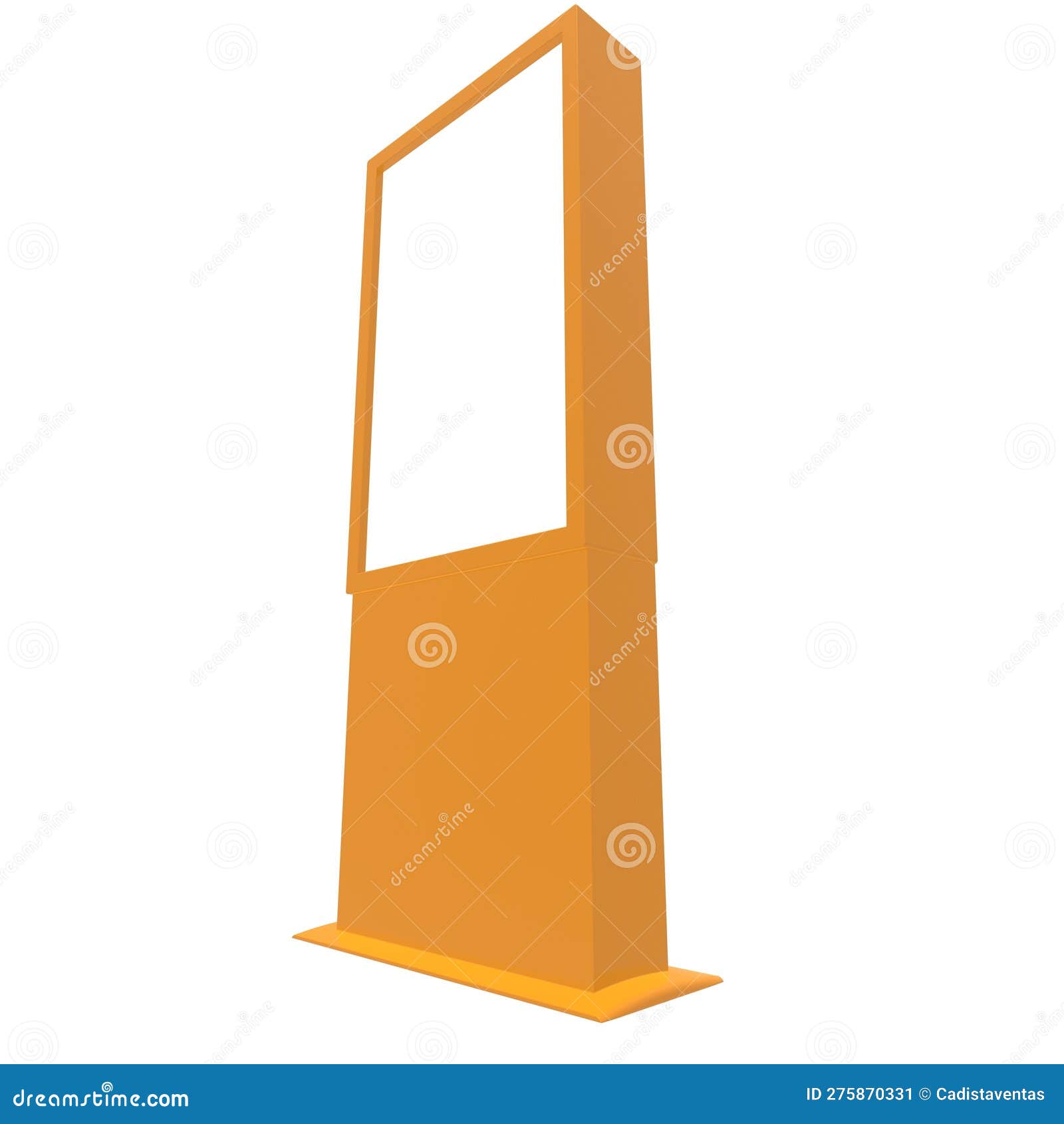 3D Rendering of Billboard Ads in Synthetic Model Stock Illustration ...