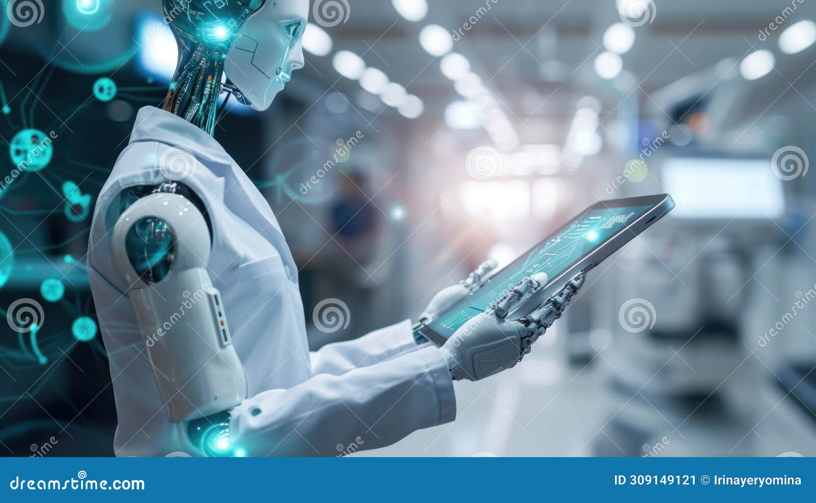 Virtual AI Assistant, Digital Human-like Avatar with Tablet or Screen ...