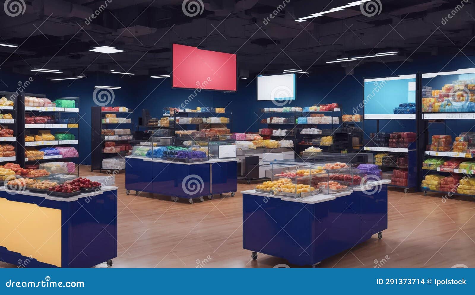 Virtual AI Shopping Assistant in Online Store Concept. Web Market ...