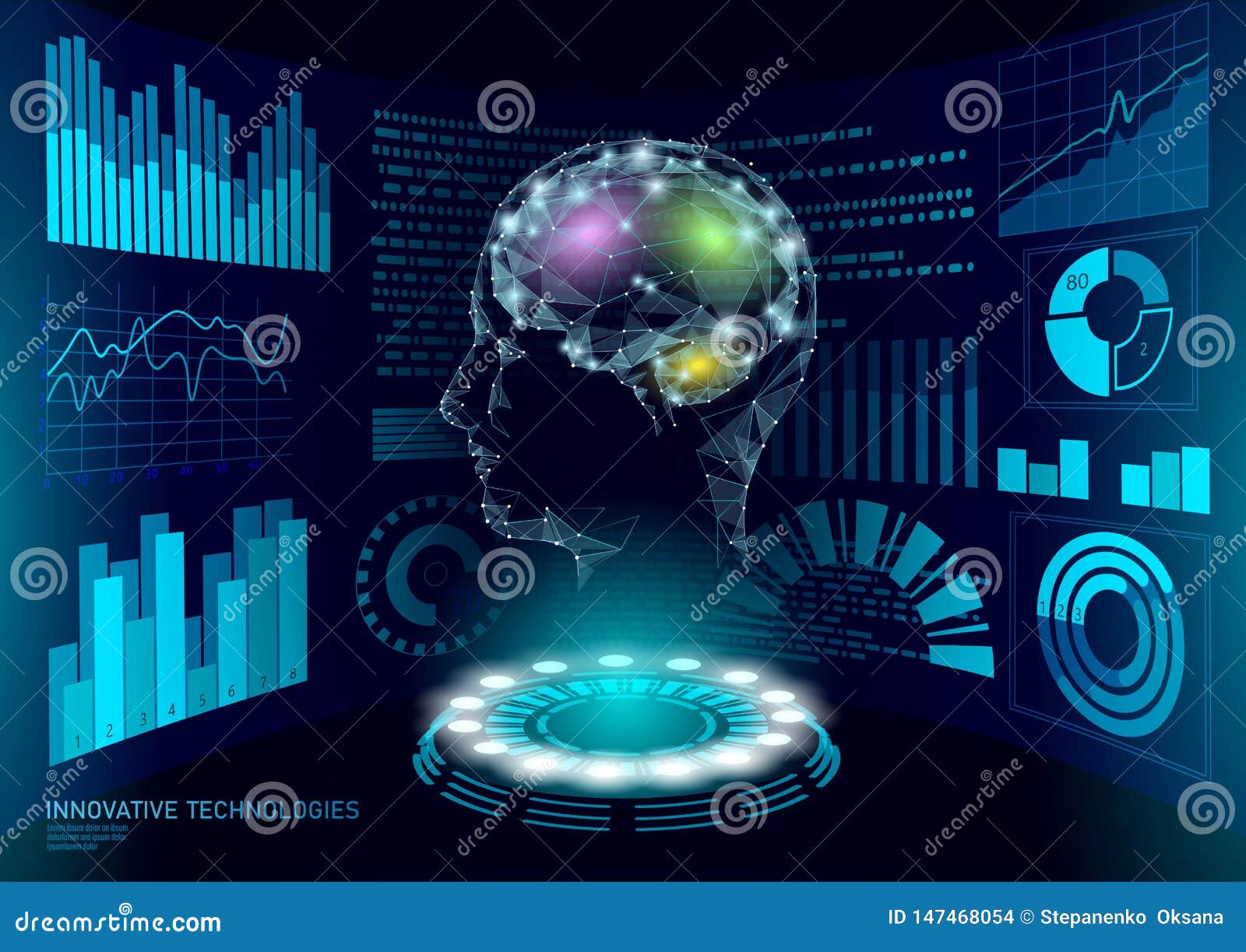Virtual Assistant HUD User Display Technology. AI Artificial ... Virtual Assistant HUD User Display Technology. AI Artificial ...