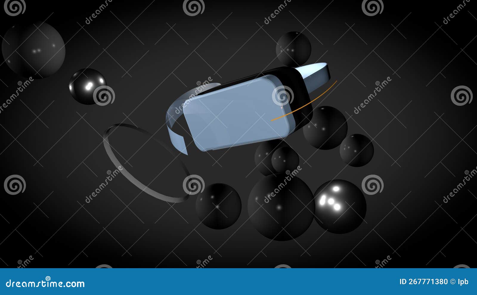 Virtual and Augmented Reality Glasses in a Fantastic Abstract Setting ...